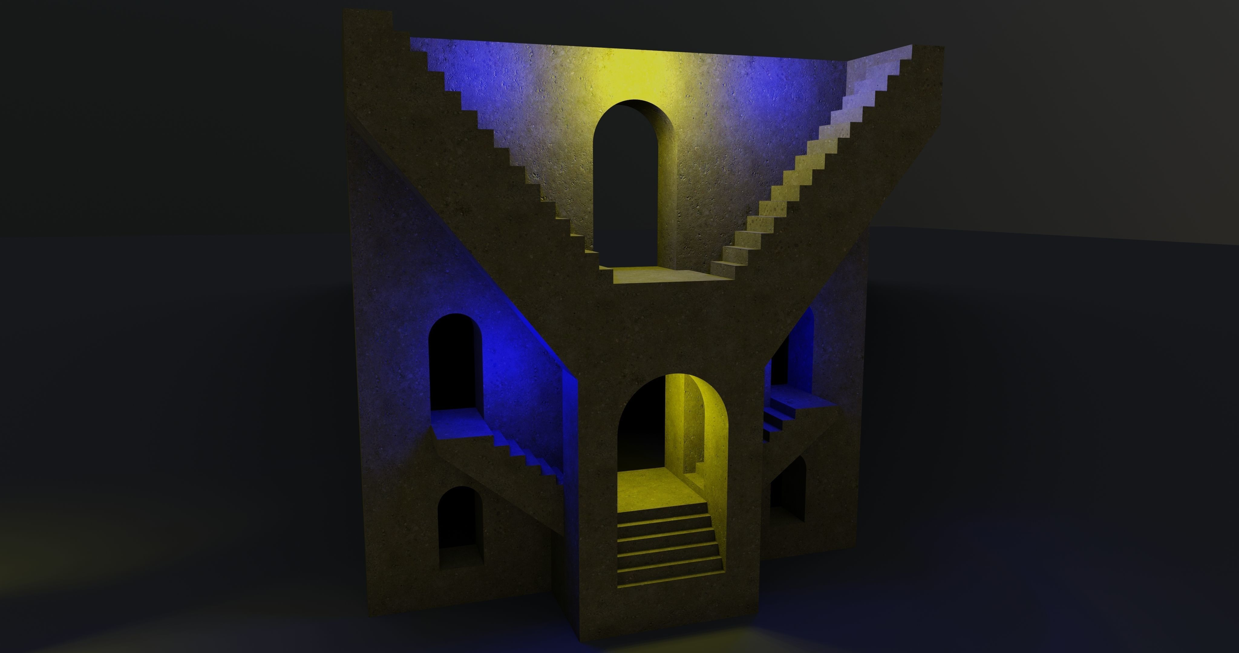 Miniature 3D Printing Structure Type-1 3D model | CGTrader