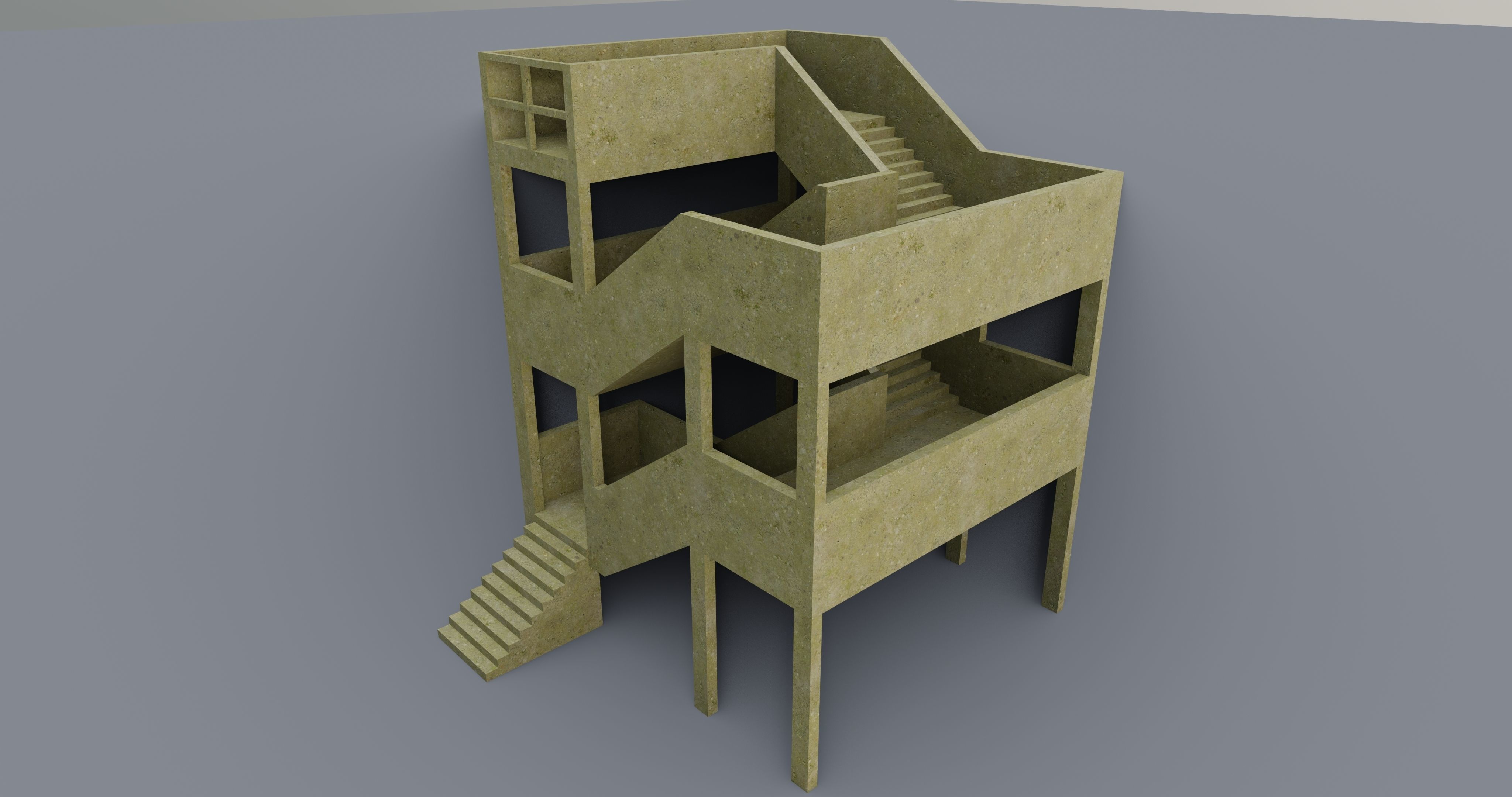 Miniature 3D Printing Structure Type-2 3D model | CGTrader