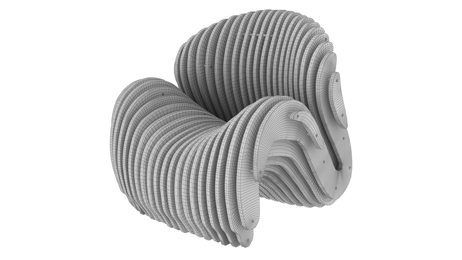 Parametric Chair 05 3D model | CGTrader