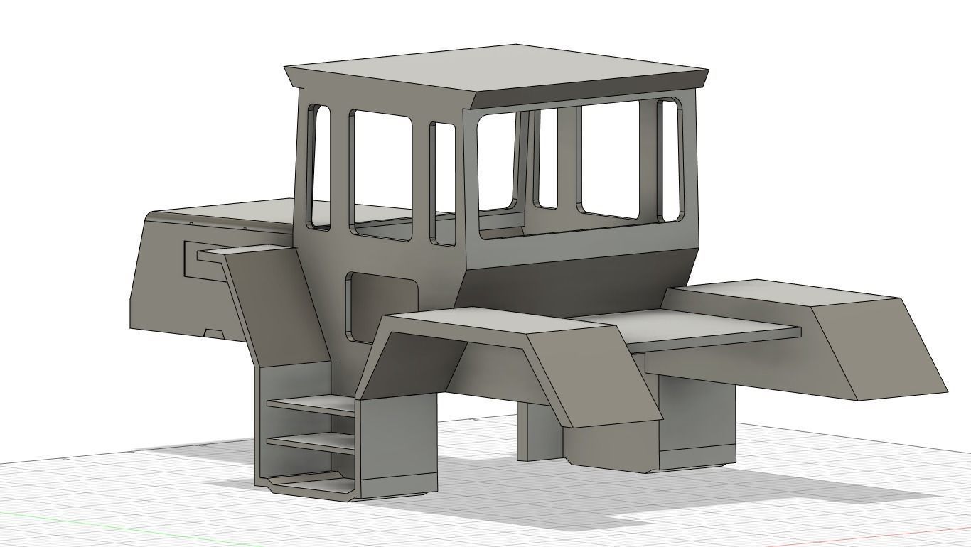 MB Trac 1500 3D Modell 1-10 3D model 3D printable | CGTrader