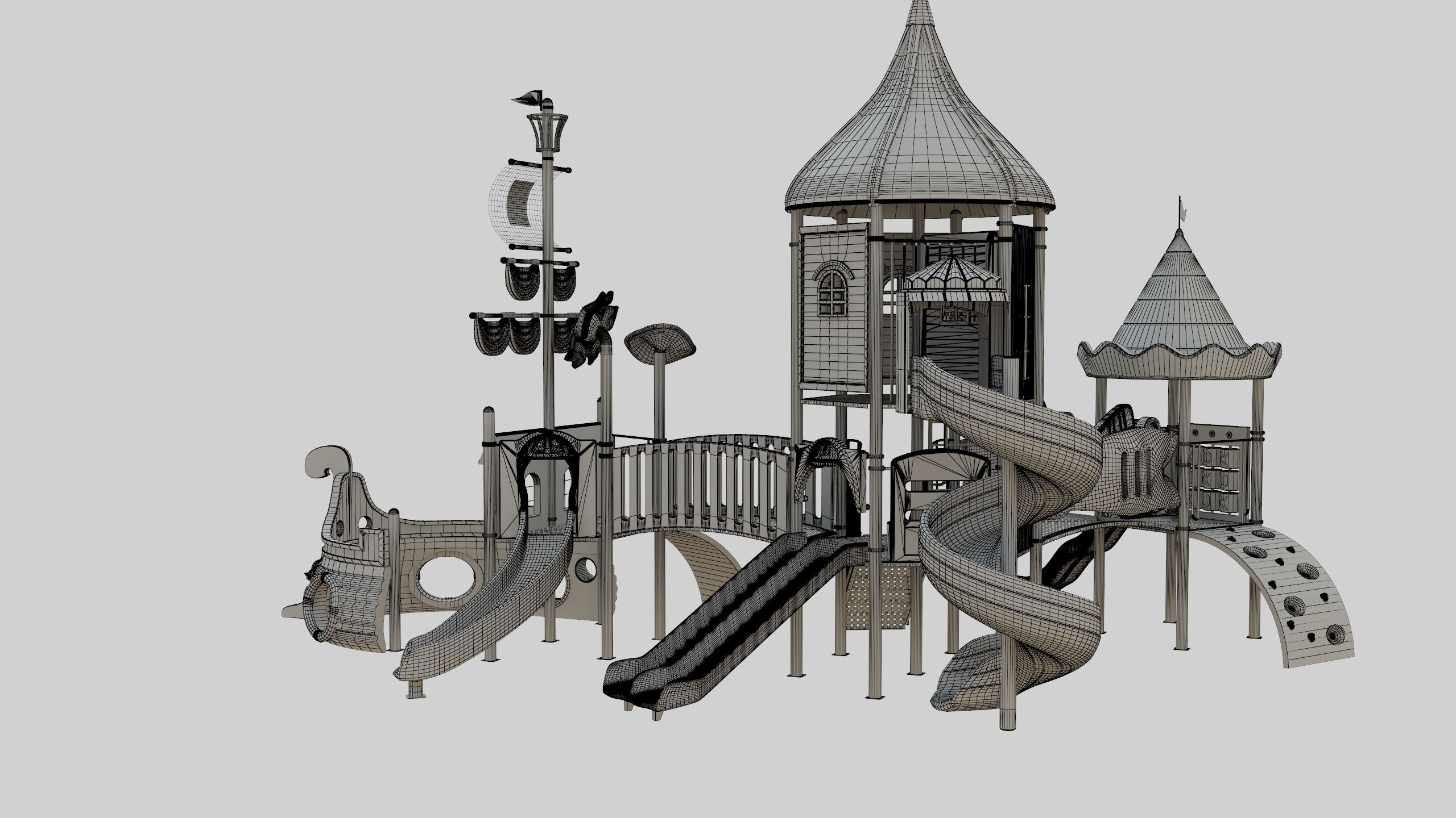 3D Ship Themed Playground Model - 06 3D model | CGTrader