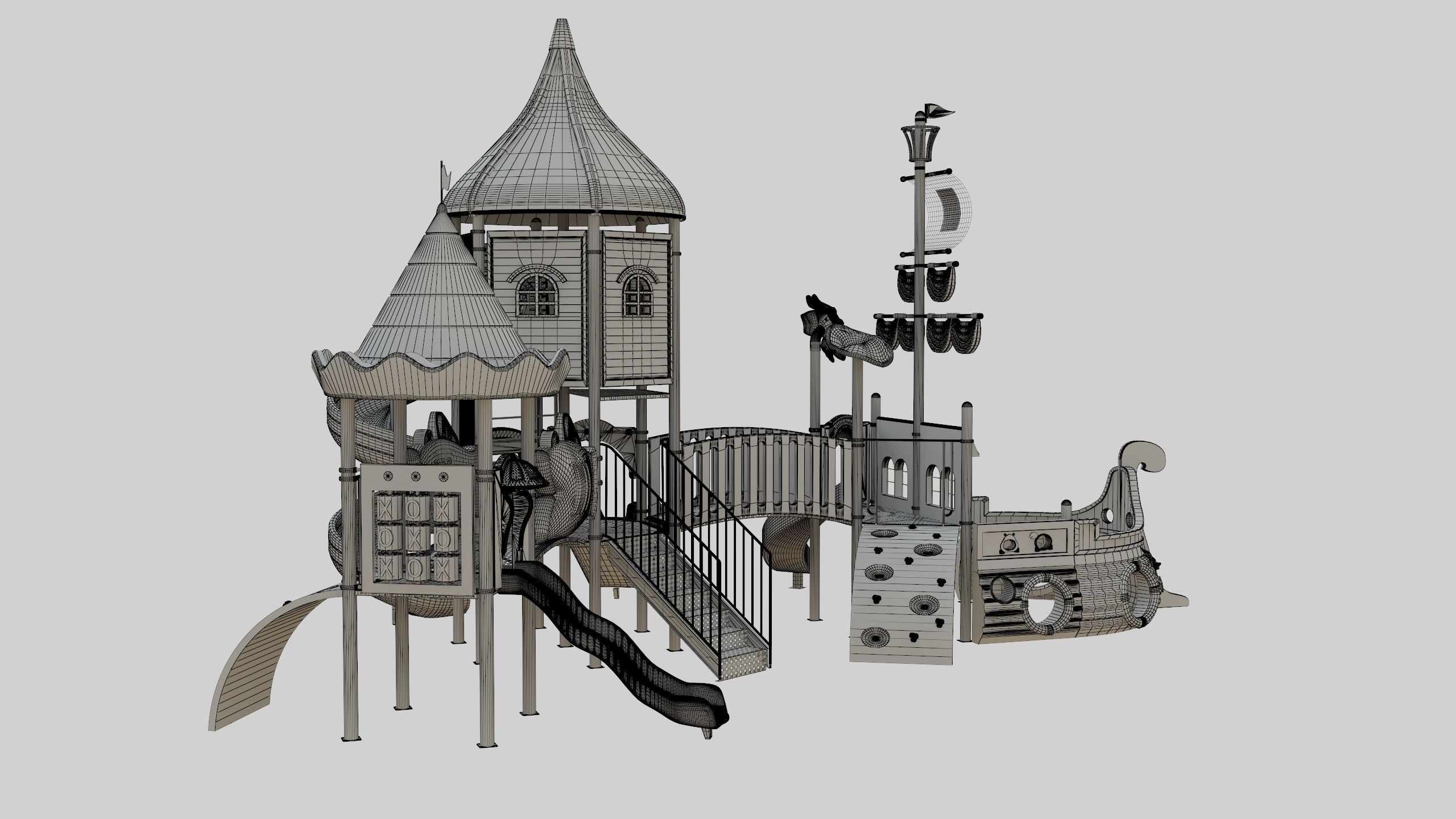 3D Ship Themed Playground Model - 06 3D model | CGTrader