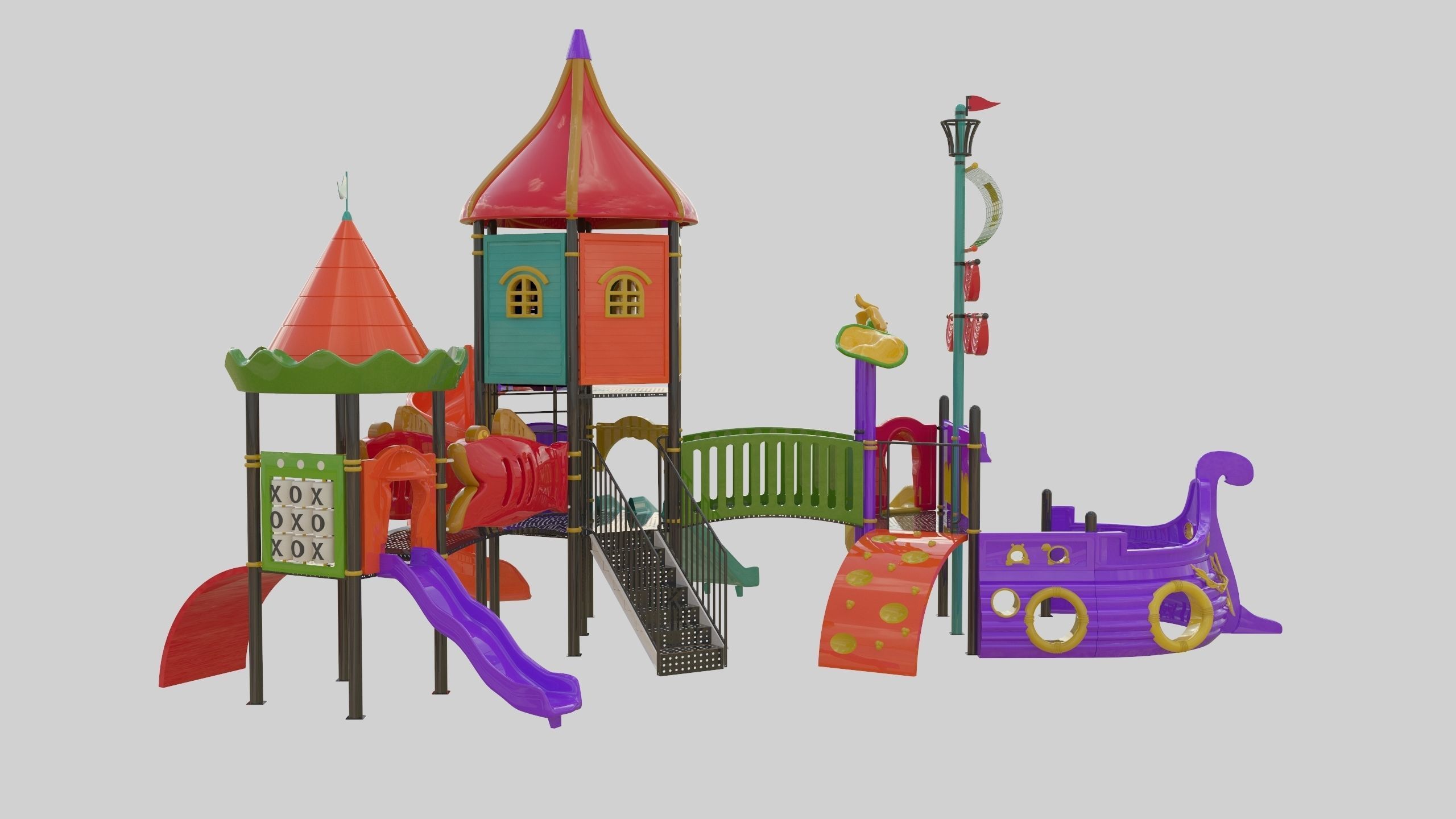 3D Ship Themed Playground Model - 06 3D model | CGTrader