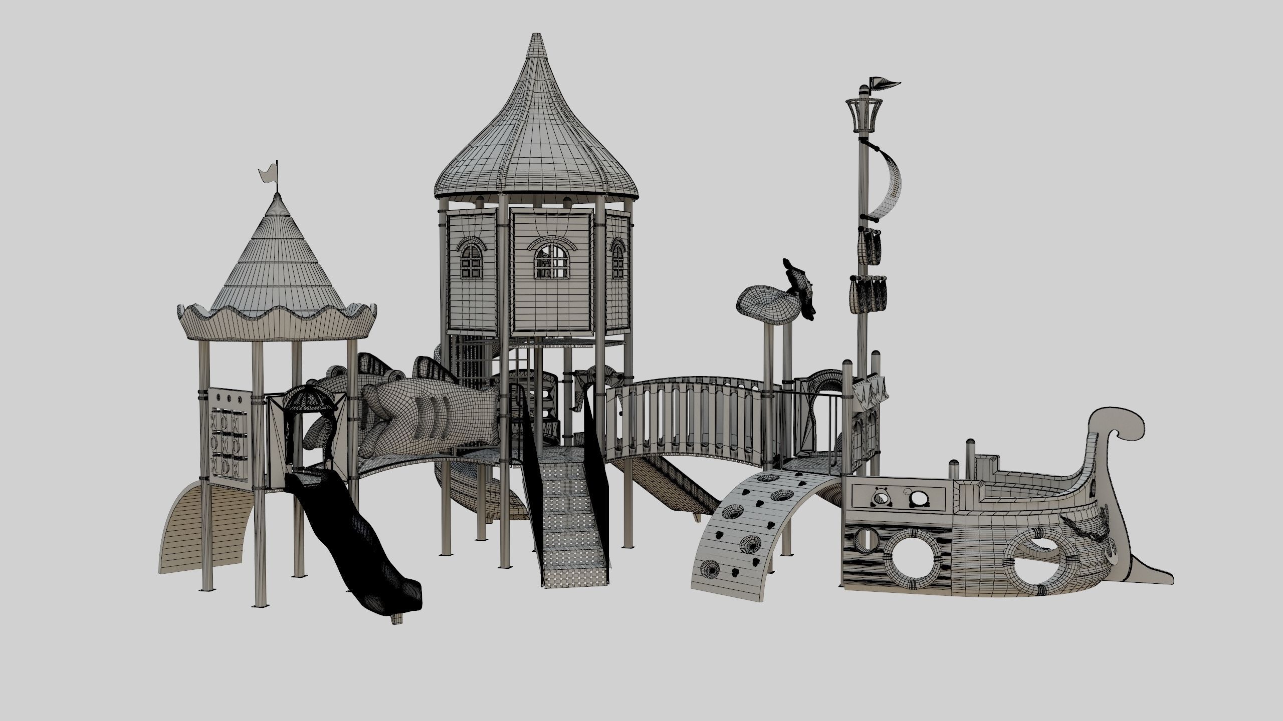 3D Ship Themed Playground Model - 06 3D model | CGTrader