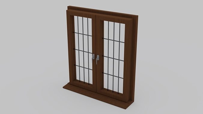 3D model window V1 - 90x100 VR / AR / low-poly | CGTrader