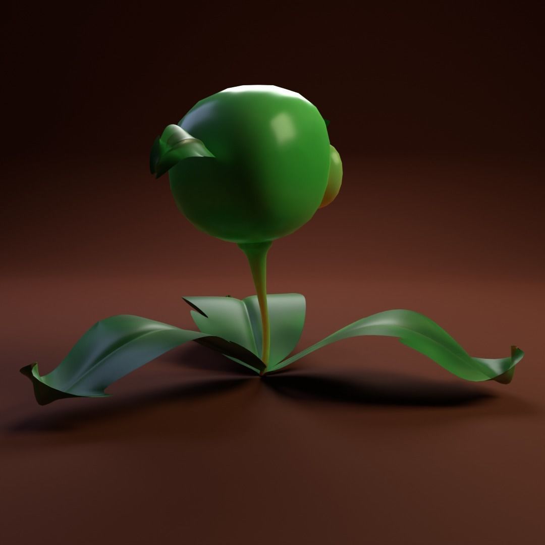 3D model Peashooter from Plants v Zombies VR / AR / low-poly | CGTrader