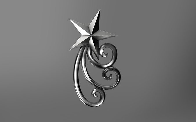Flying Star 3D model 3D printable | CGTrader