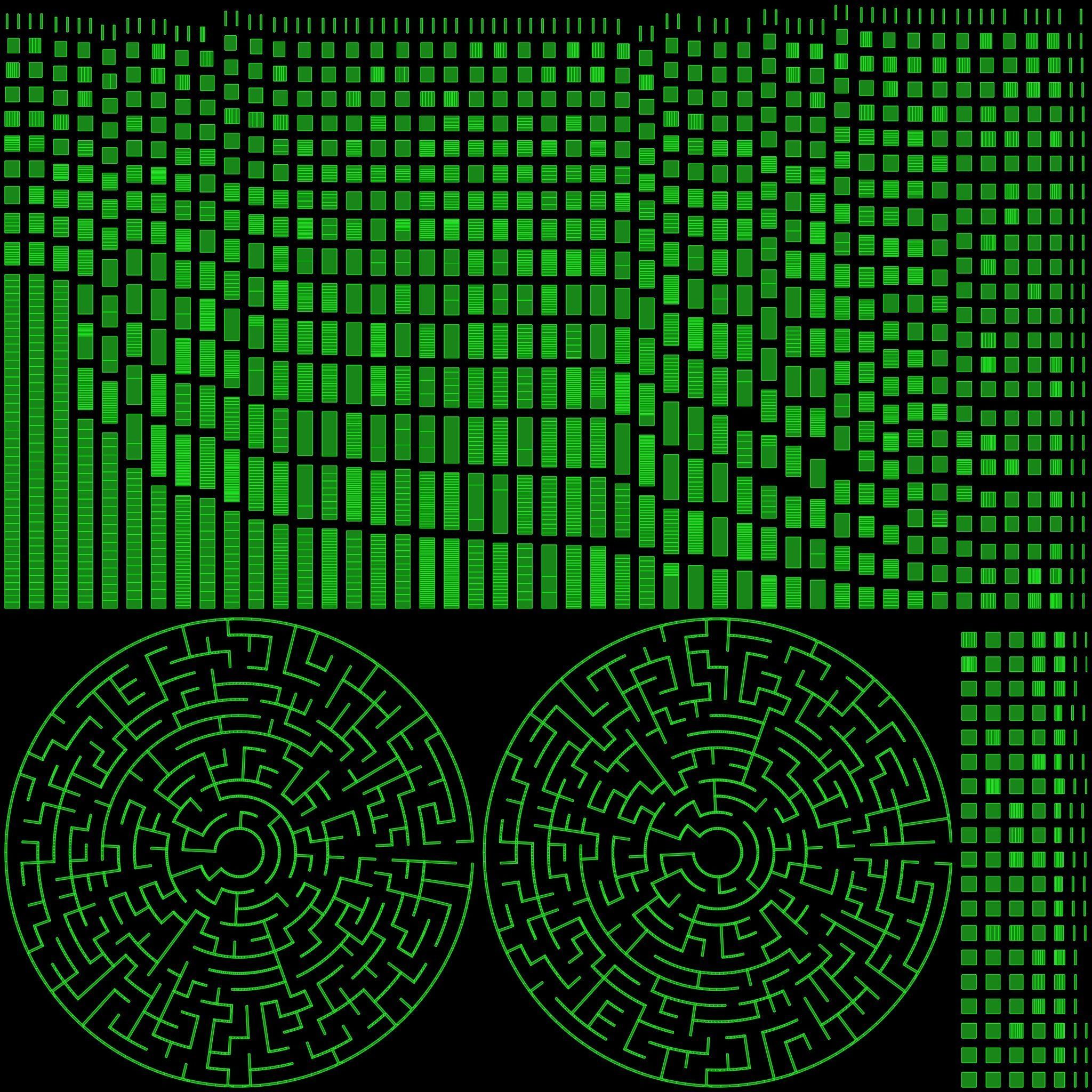 3D model Circular maze with solution VR / AR / low-poly | CGTrader