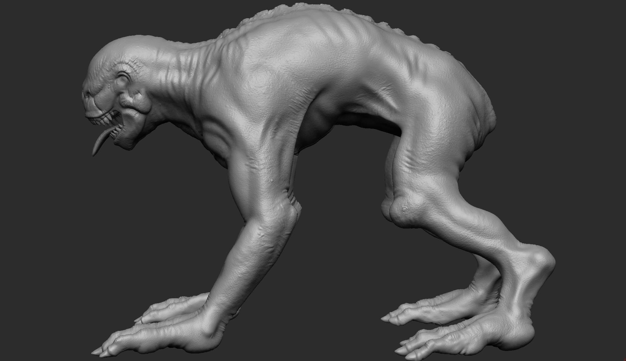 Dog Alien High poly Zbrush 3D model | CGTrader