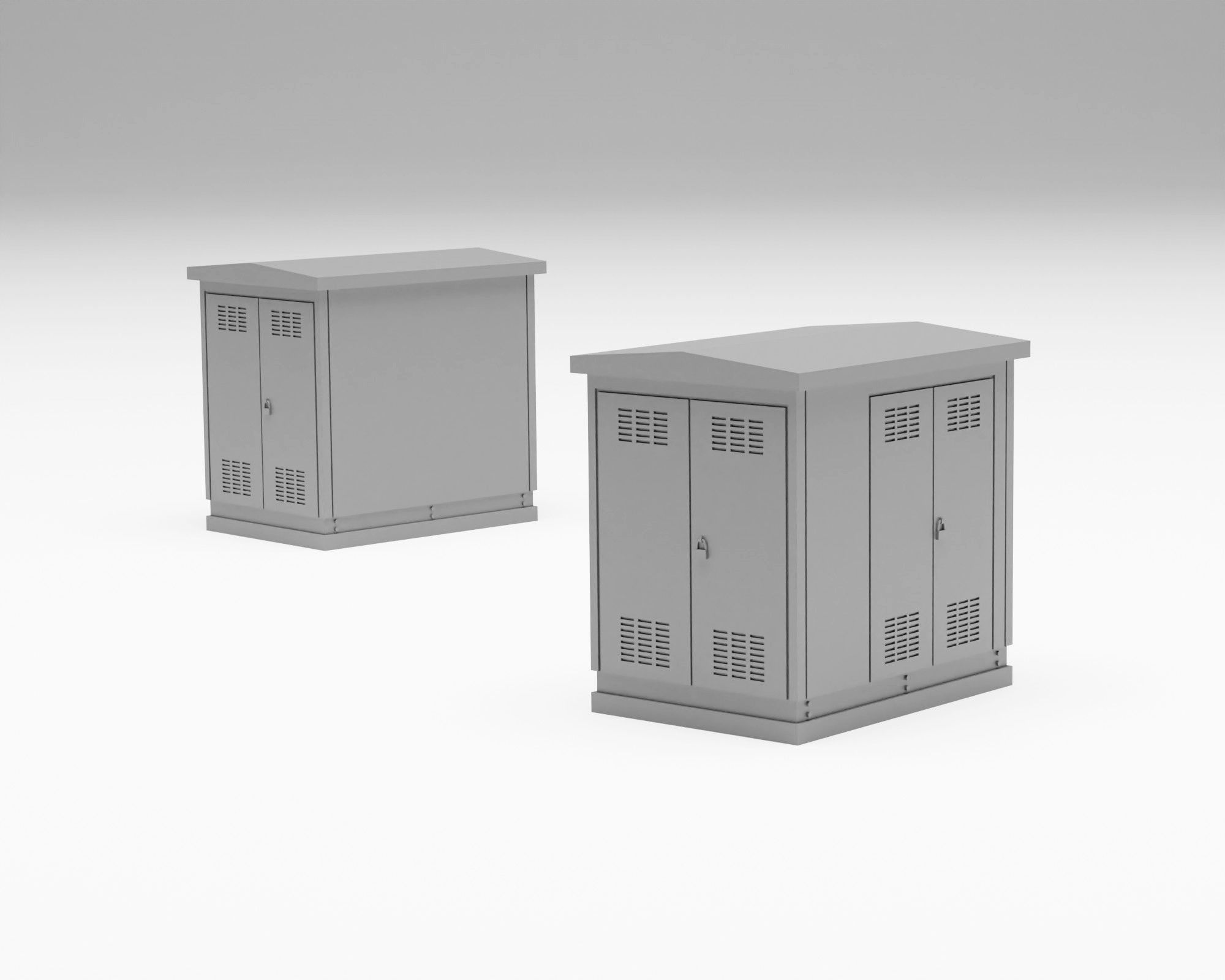Electrical junction boxes H0 scale 3D model 3D printable | CGTrader