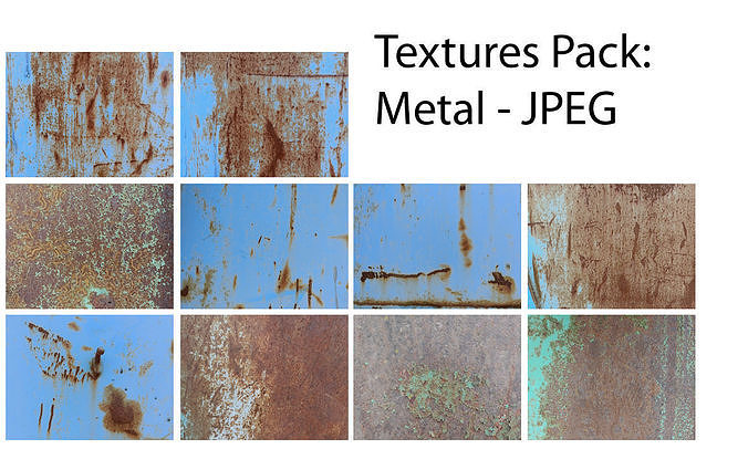 Metal Textures Pack 2 Texture | CGTrader