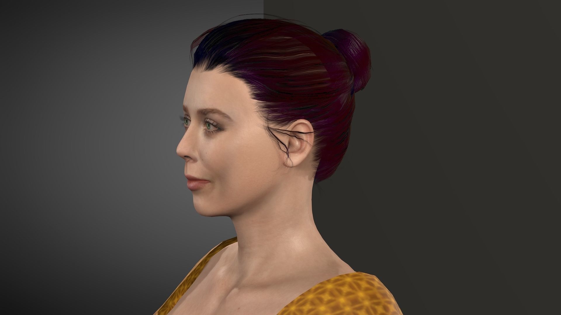 3D model Elizabeth Olsen VR / AR / low-poly | CGTrader