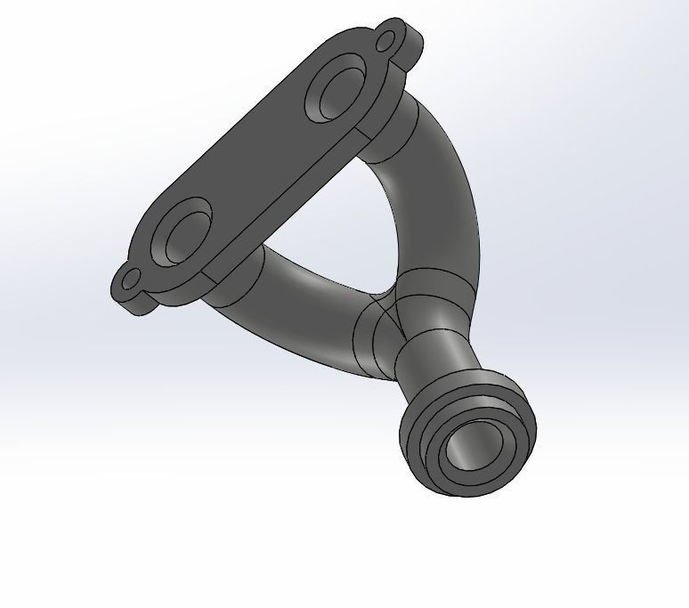 Exhaust Manifold 3D model 3D model | CGTrader