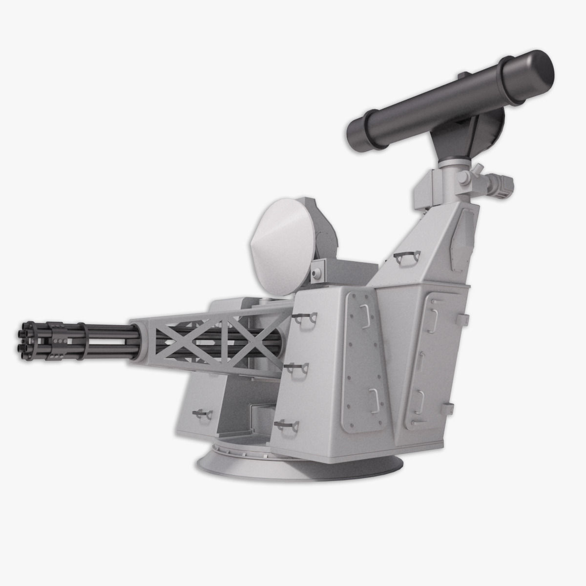 Goalkeeper ciws 3D Model MAX OBJ 3DS FBX MTL | CGTrader.com