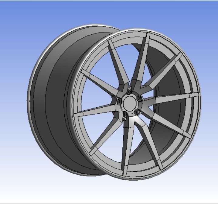 Simple Rim Model 3D model 3D printable | CGTrader