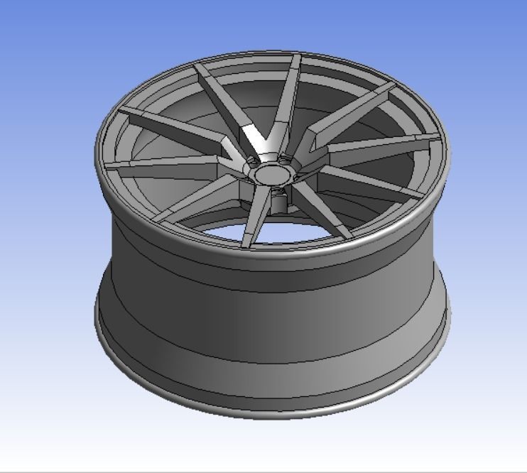 Simple Rim Model 3D model 3D printable | CGTrader