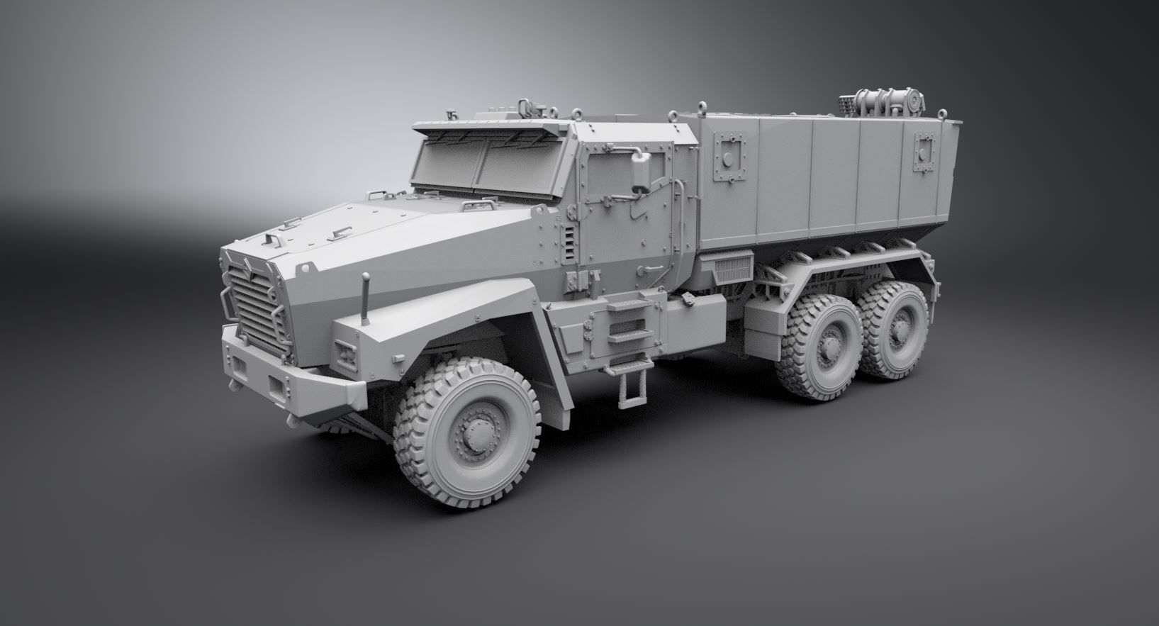 Ural Typhoon U Scale model 3D model 3D printable | CGTrader