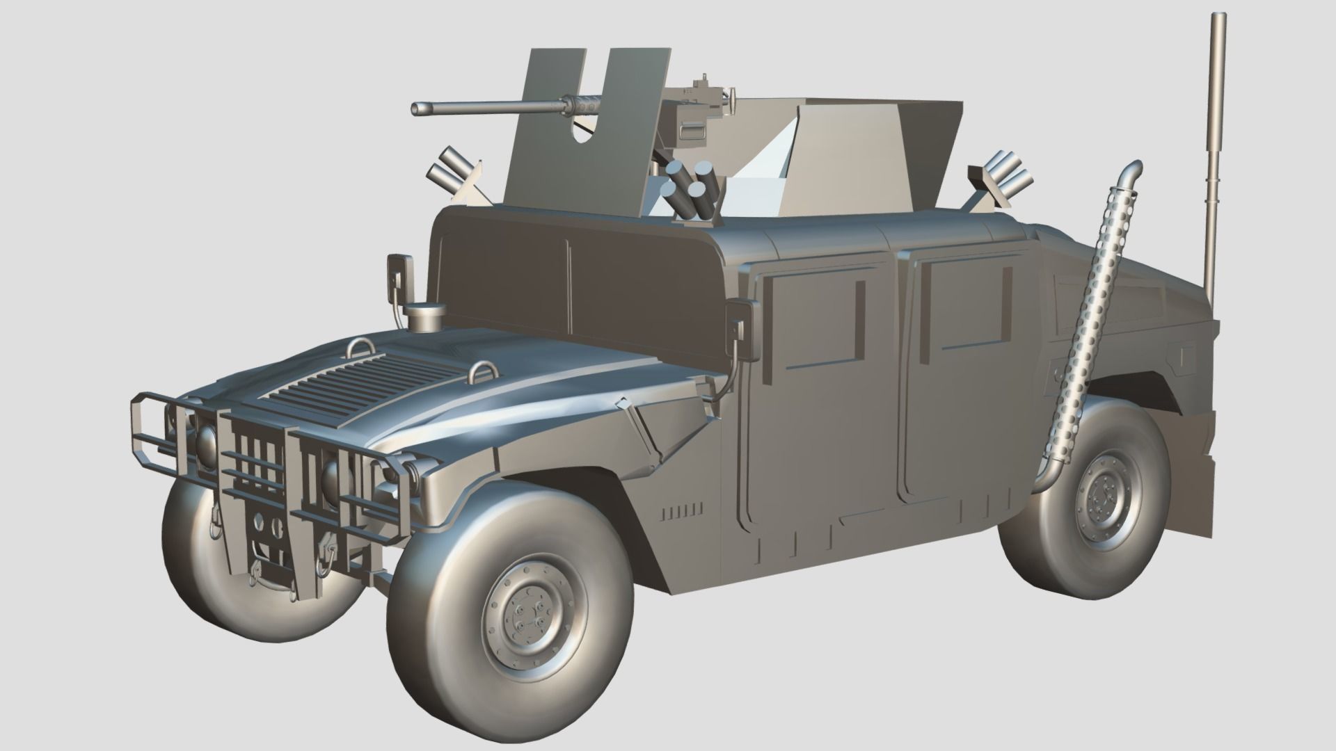 3D model M1114 HMMWV UAH Up-Armoured Humvee VR / AR / low-poly | CGTrader