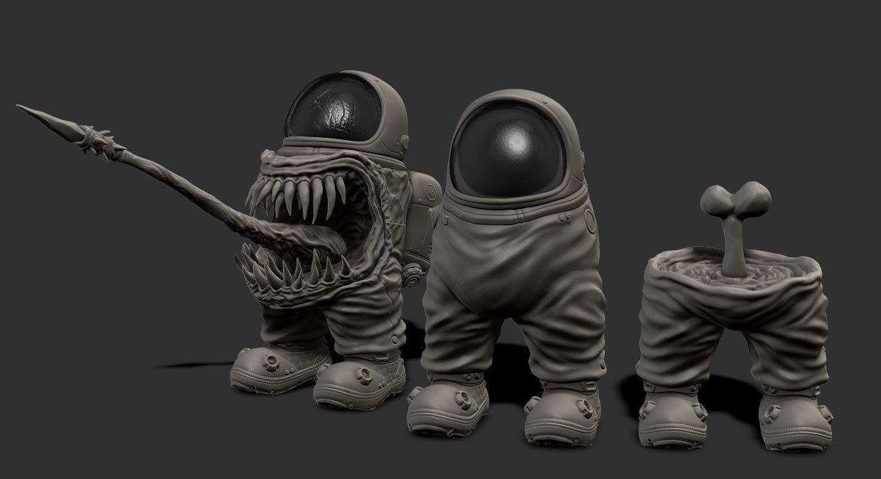 Among Us Dead Body 3D model 3D printable | CGTrader