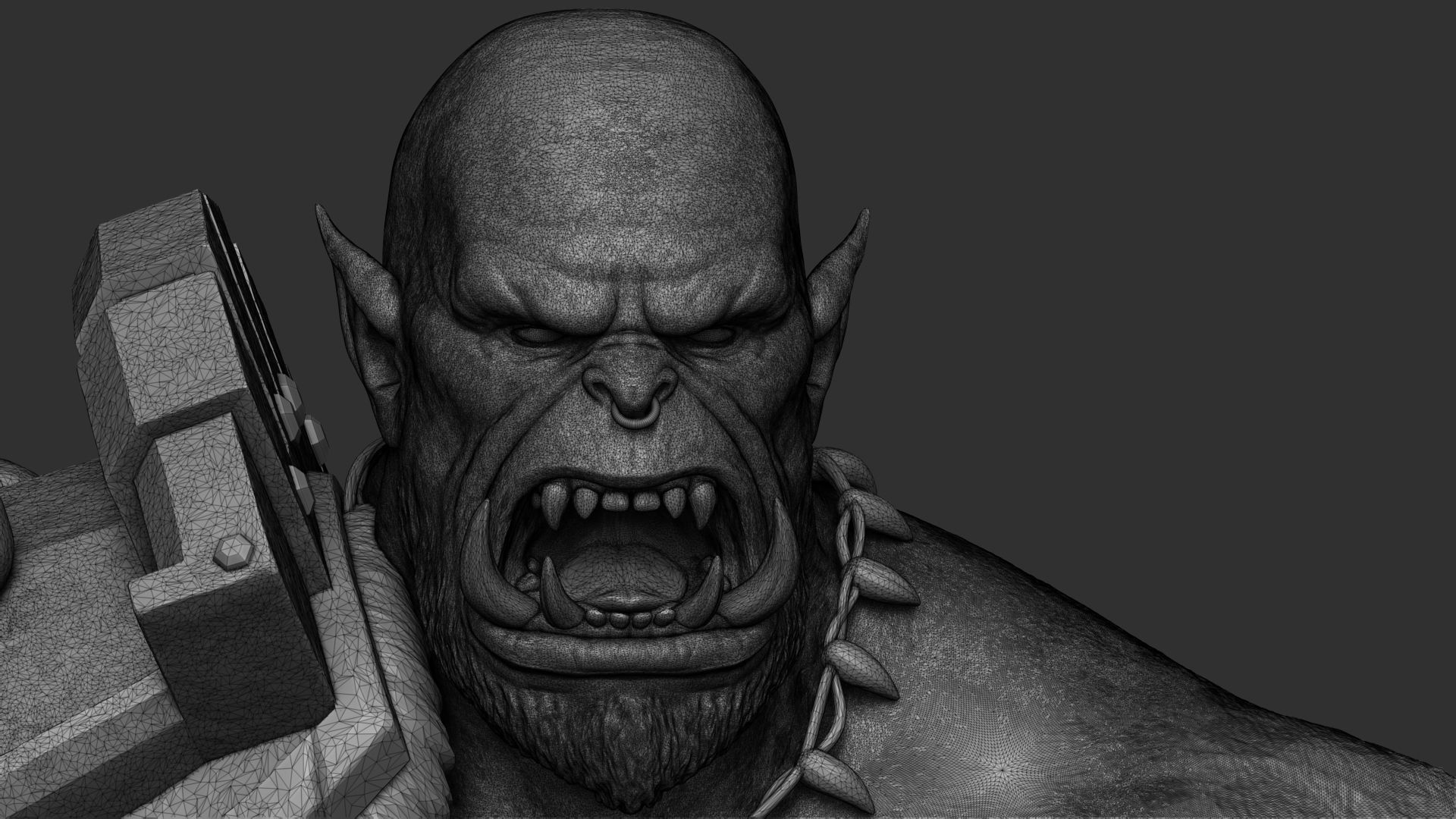 Warcraft Concept Art Statue 3d Model 3d Printable Cgtrader