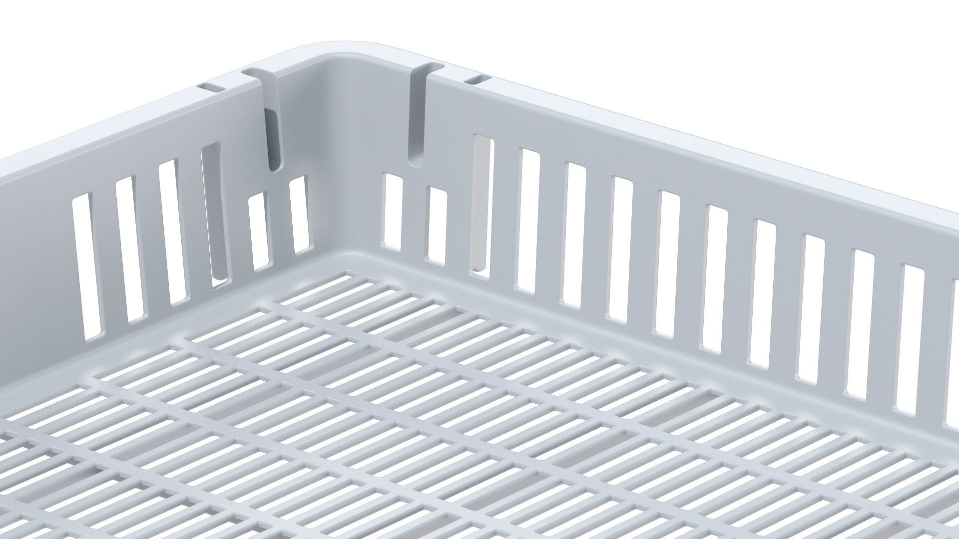 Fruit Crate - Vented Drying Tray 3D model | CGTrader