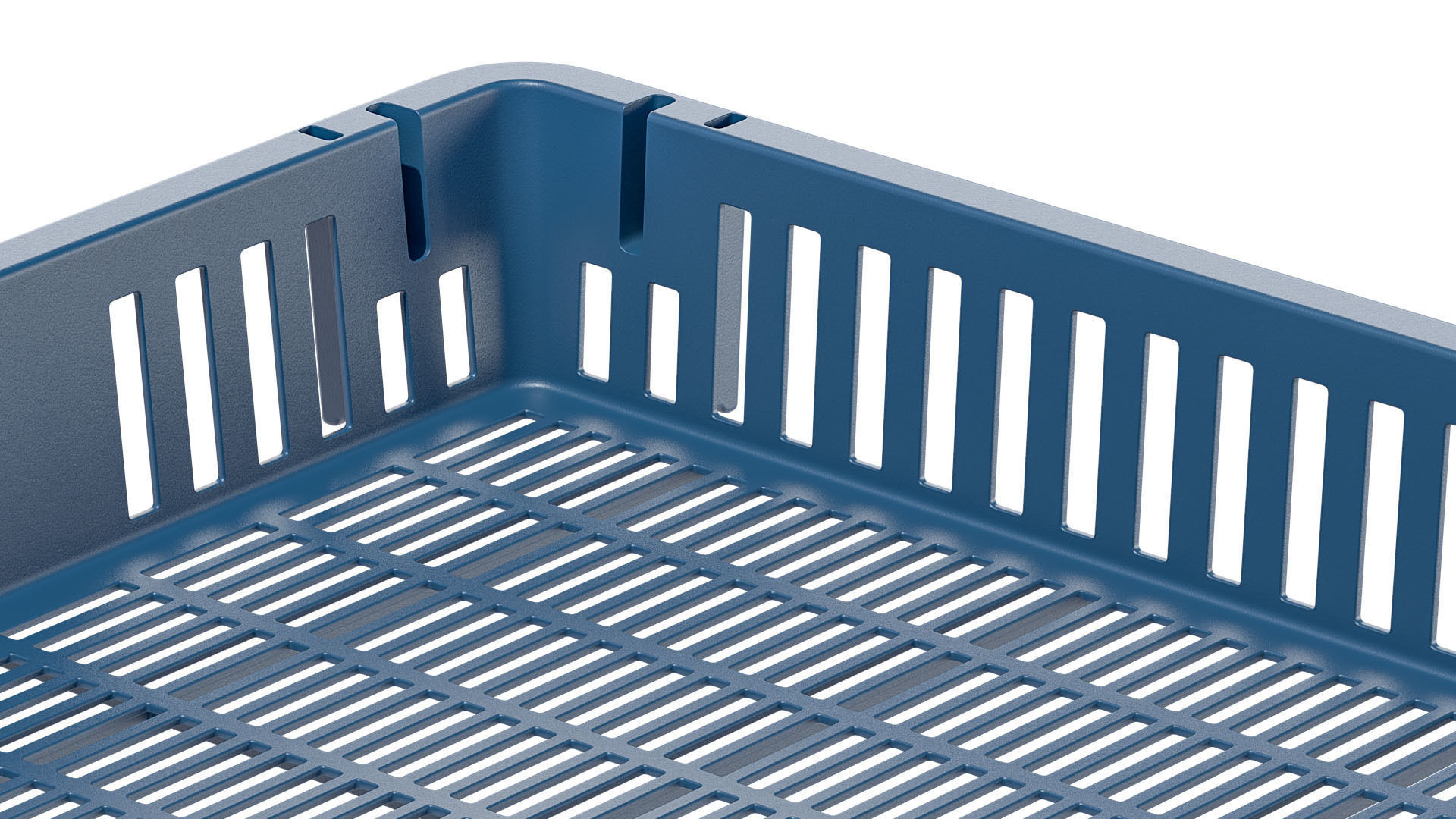 Fruit Crate - Vented Drying Tray 3D model | CGTrader