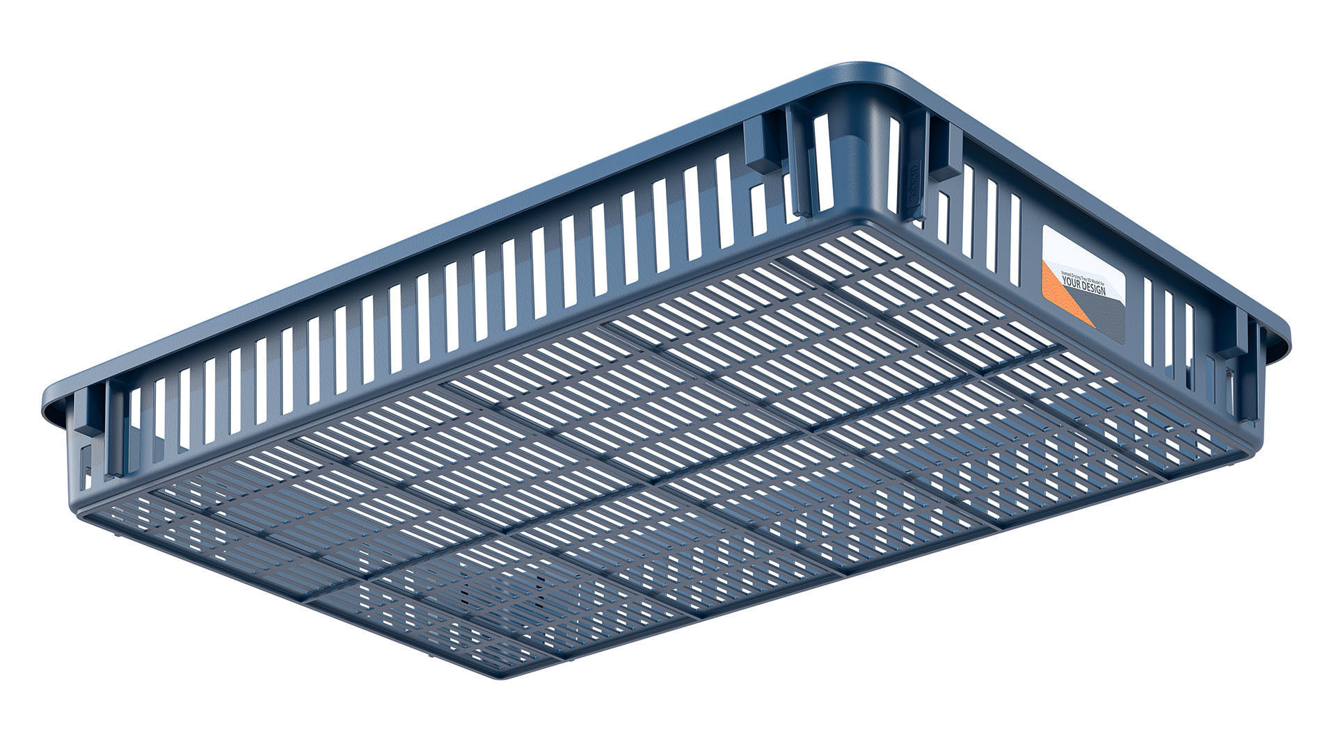 Fruit Crate - Vented Drying Tray 3D model | CGTrader