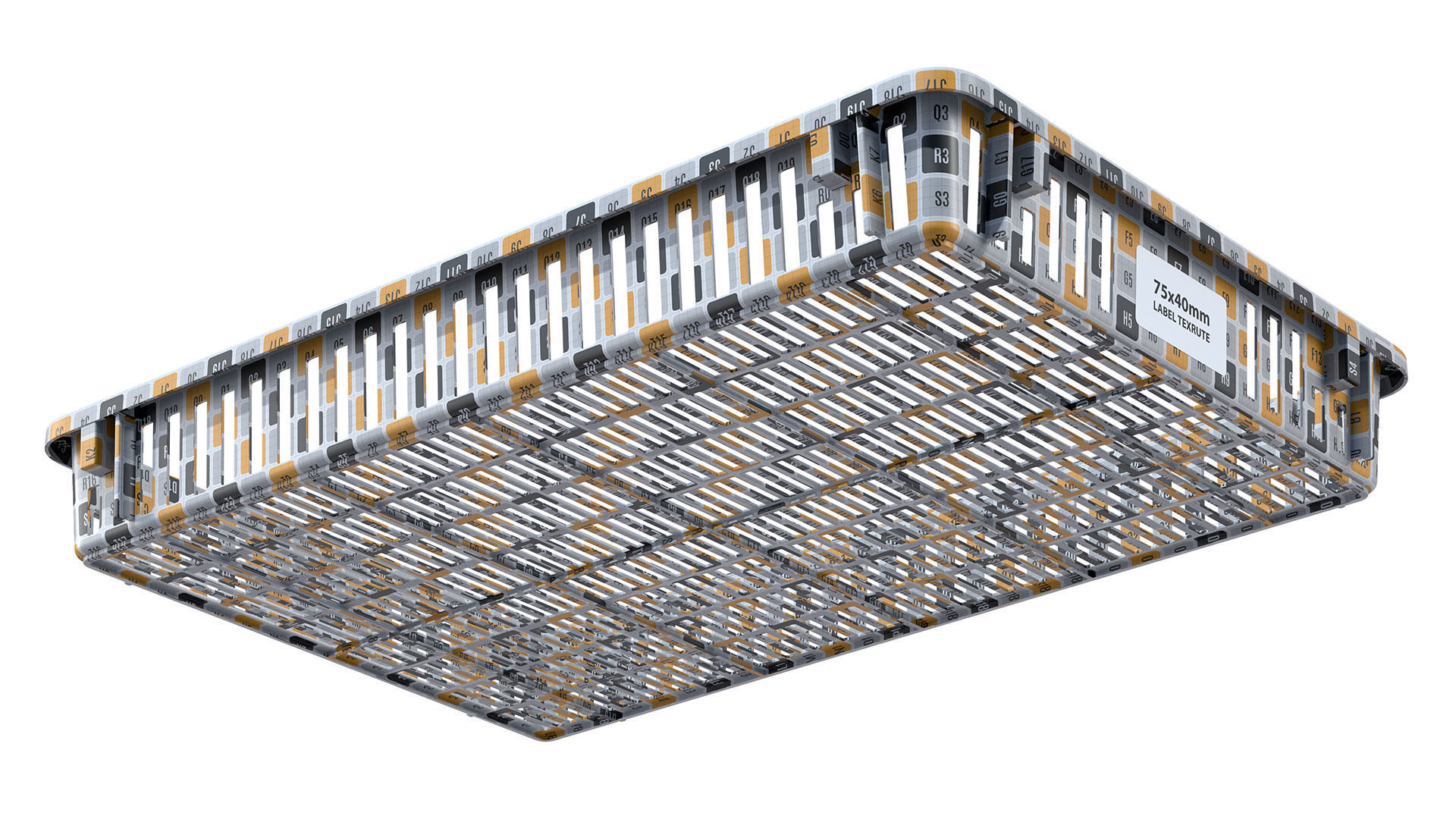 Fruit Crate - Vented Drying Tray 3D model | CGTrader