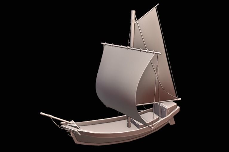 3D model Low Poly ship VR / AR / low-poly | CGTrader
