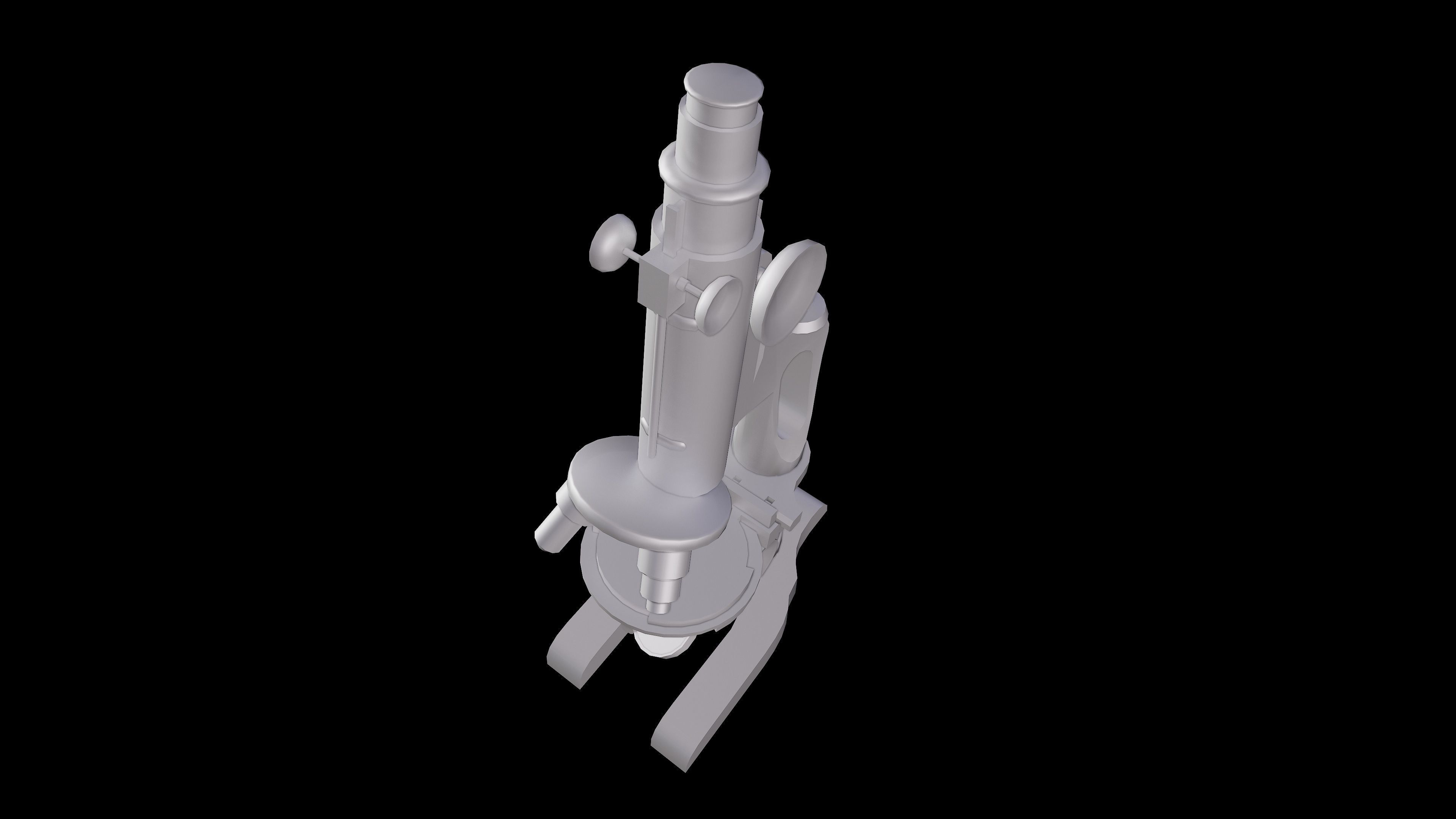 3D model Microscope VR / AR / low-poly | CGTrader