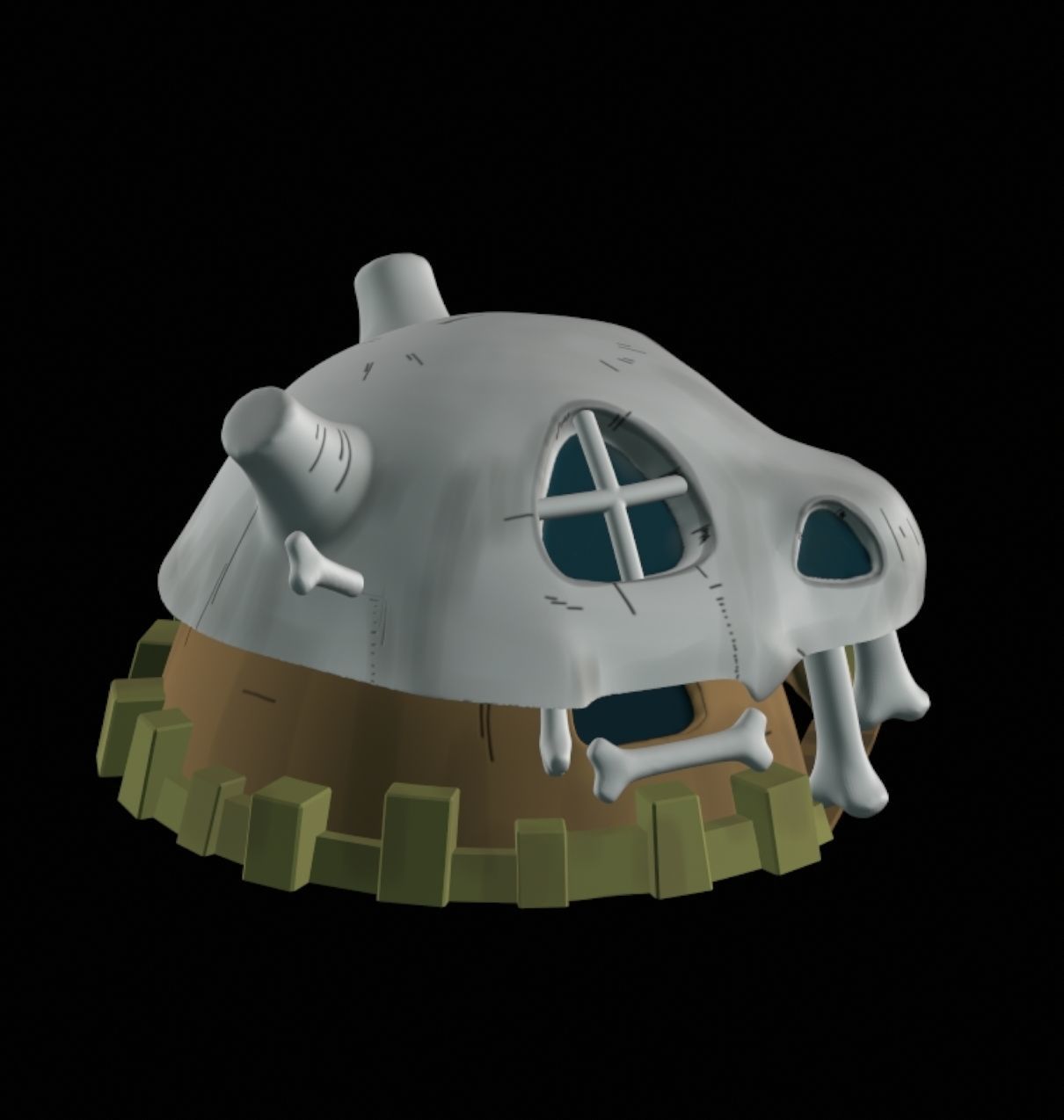 CUBONE HOUSE 3D model 3D printable | CGTrader