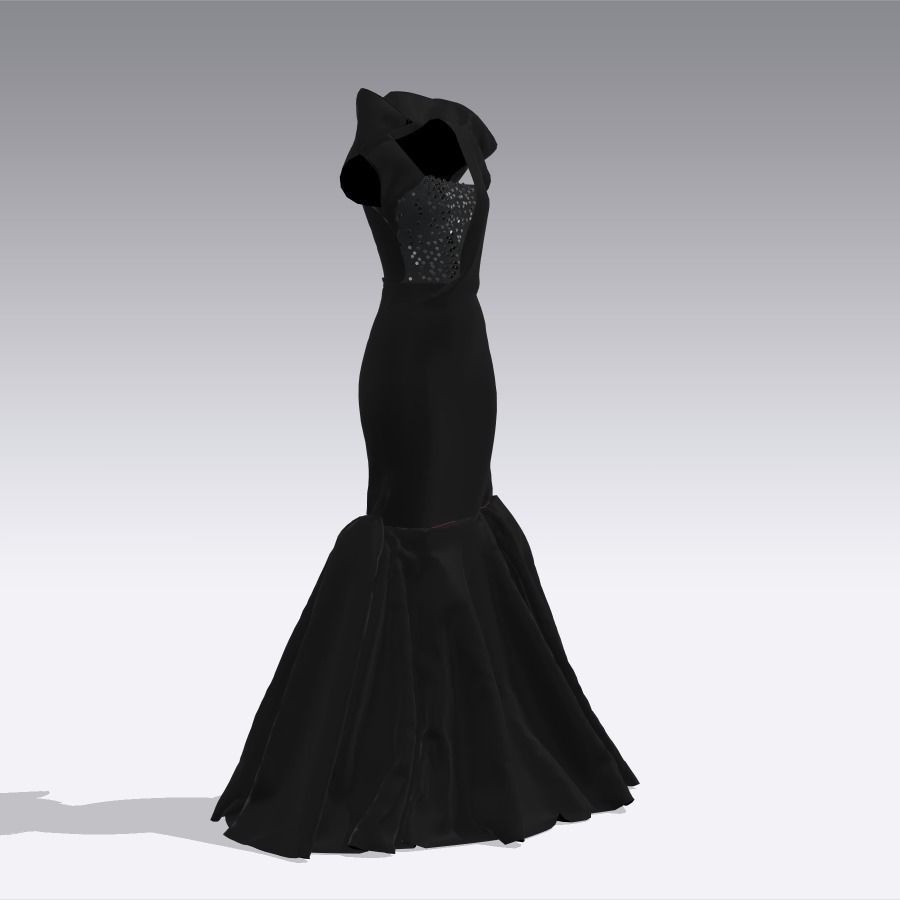adele dress 3D model | CGTrader