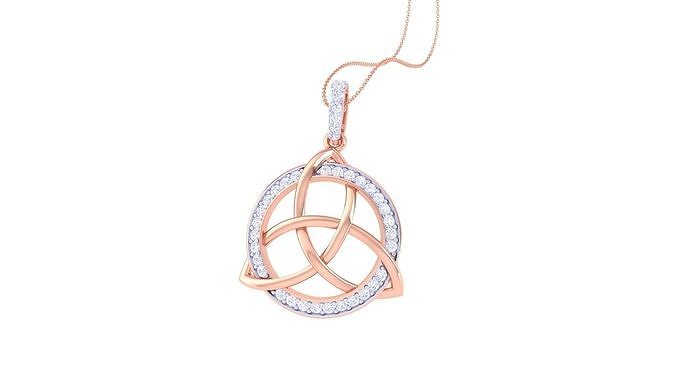 Diamond Pendant 3dm stl obj gltf glb 3mf renders details 3D model 3D ...