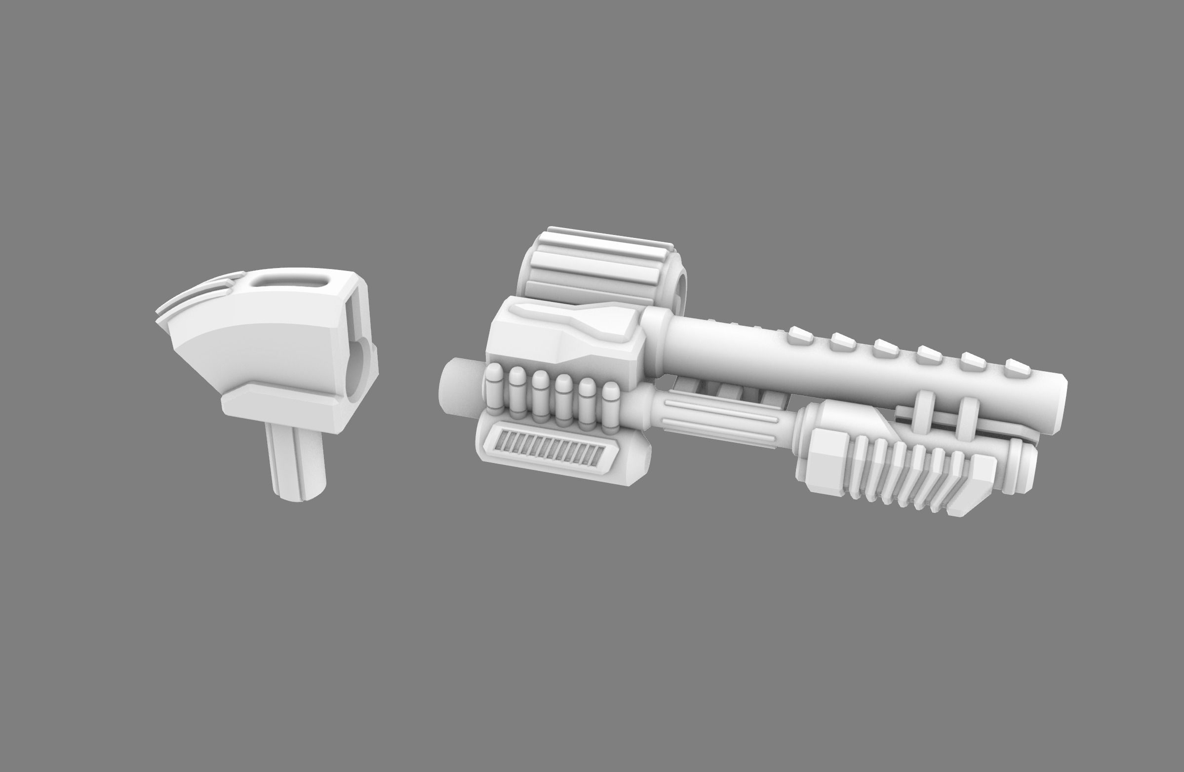 Shrapnel Caster aka Scatter Blaster 3D model 3D printable | CGTrader