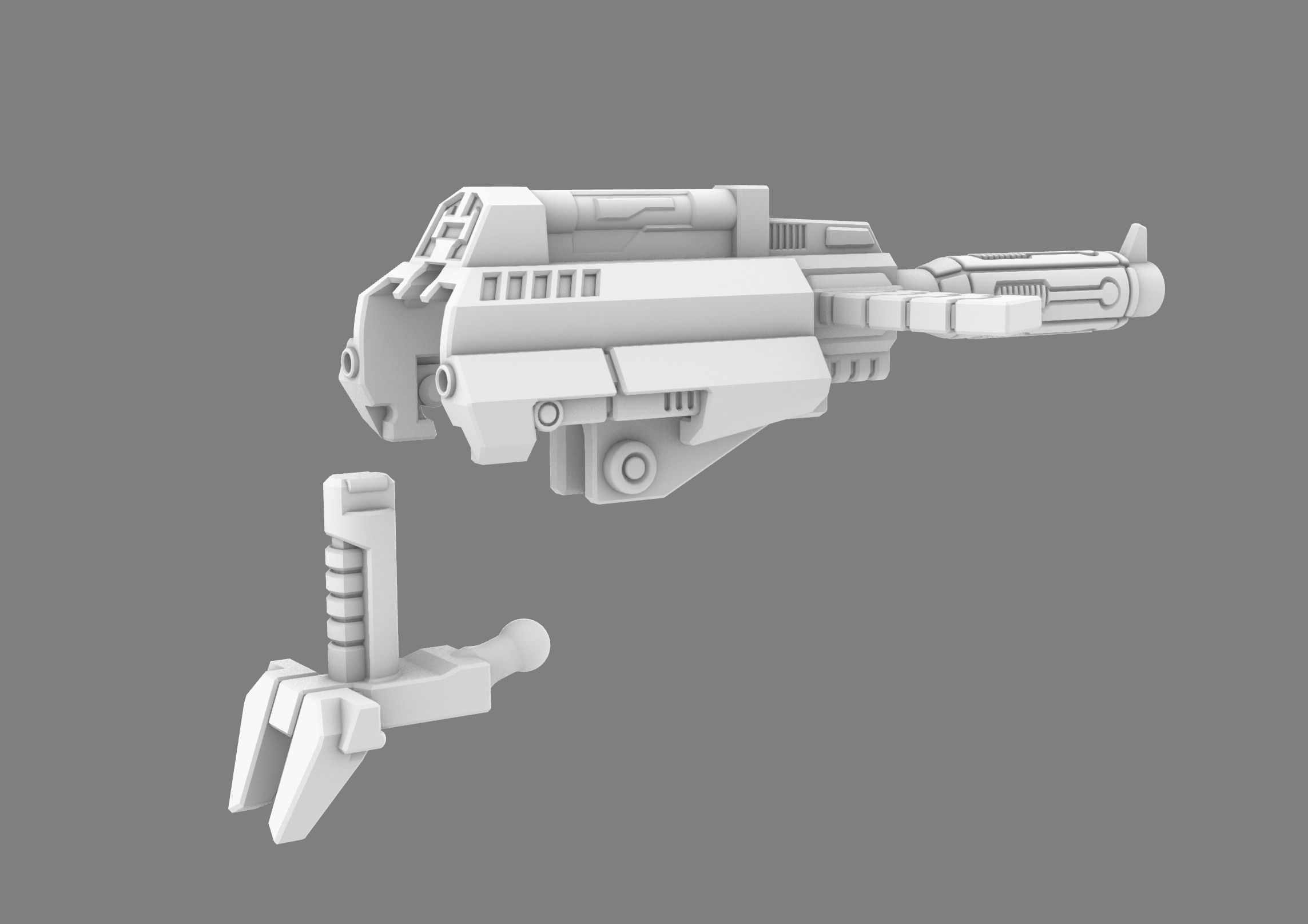 Hyperfire Fragmentator aka Photon Burst Rifle 3D model 3D printable ...