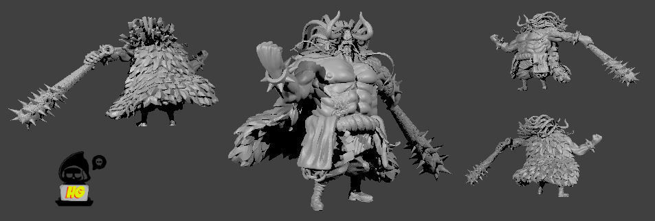 Kaido - One piece 3D print model 3D model 3D printable | CGTrader