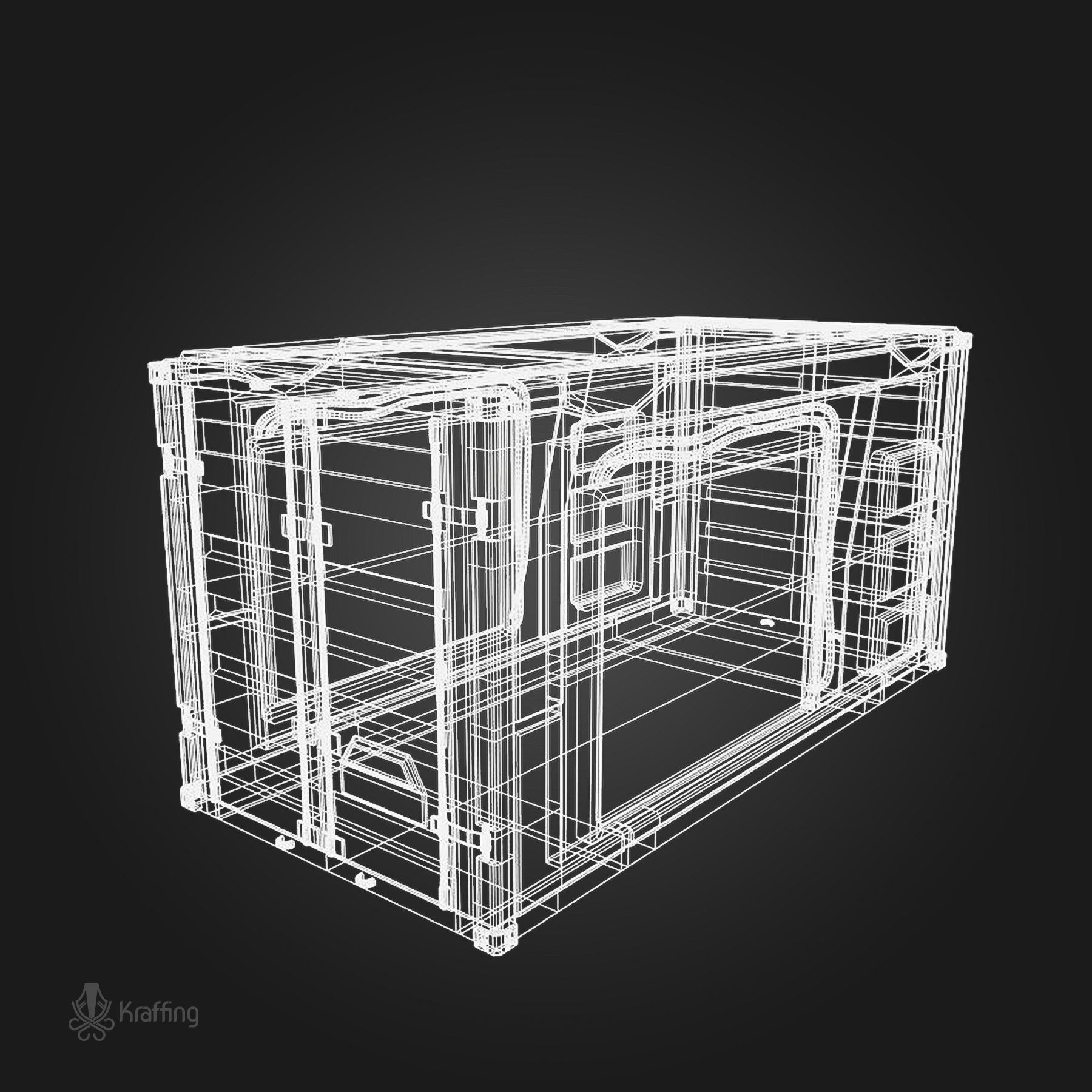 3D model Container V2 VR / AR / low-poly | CGTrader