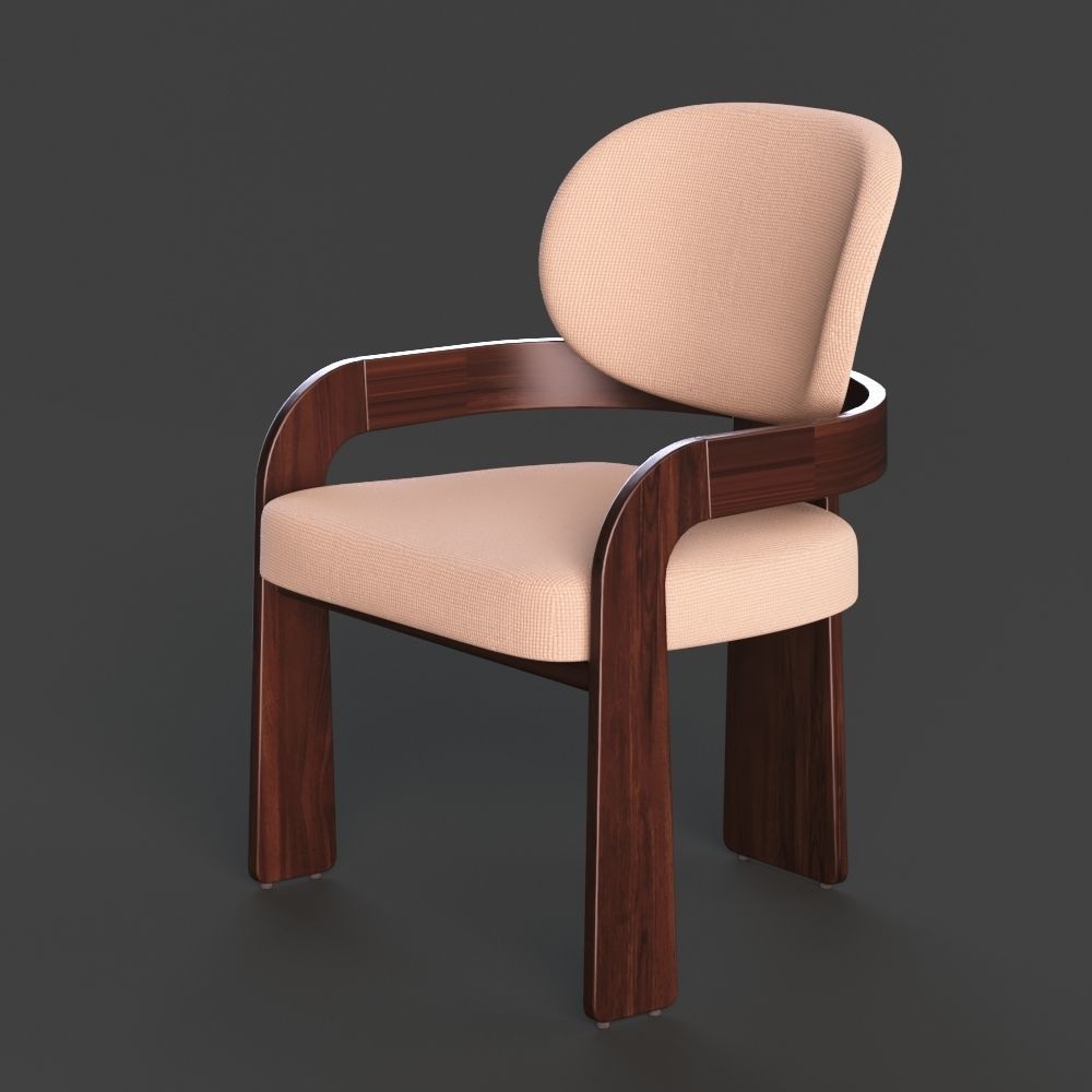 Lua ArmChair 3D model rigged | CGTrader