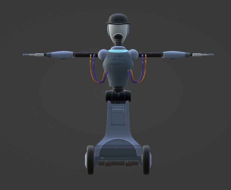 3D model Comedian Bot--FNAF Security Breach VR / AR / low-poly | CGTrader