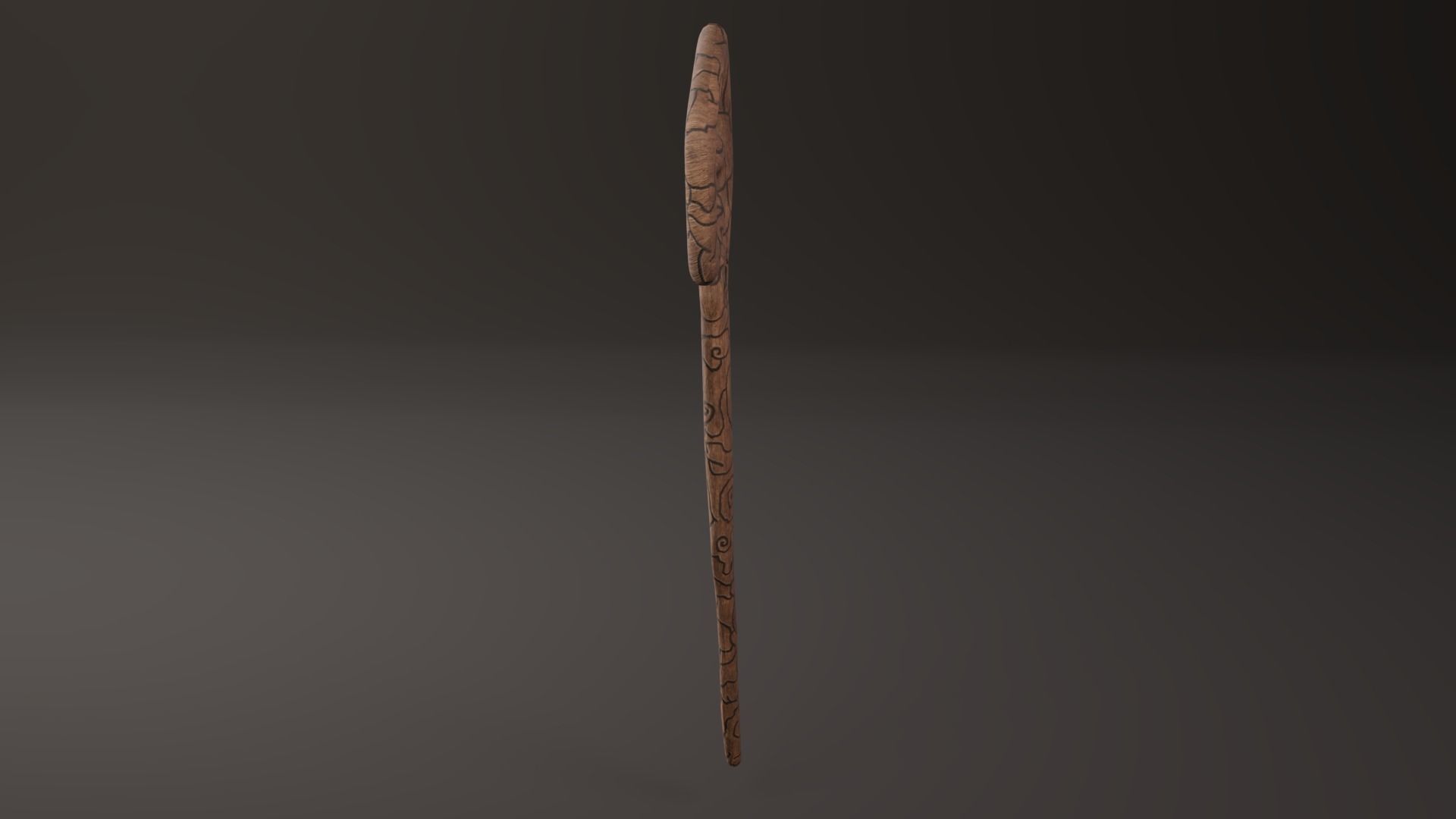 3D model WOODEN WAND VR / AR / low-poly | CGTrader