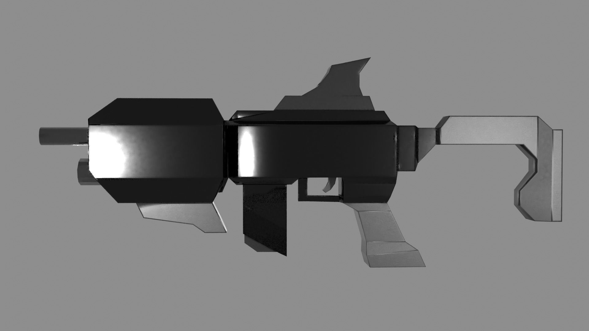 3D model Sci-Fi Style Carbine VR / AR / low-poly | CGTrader