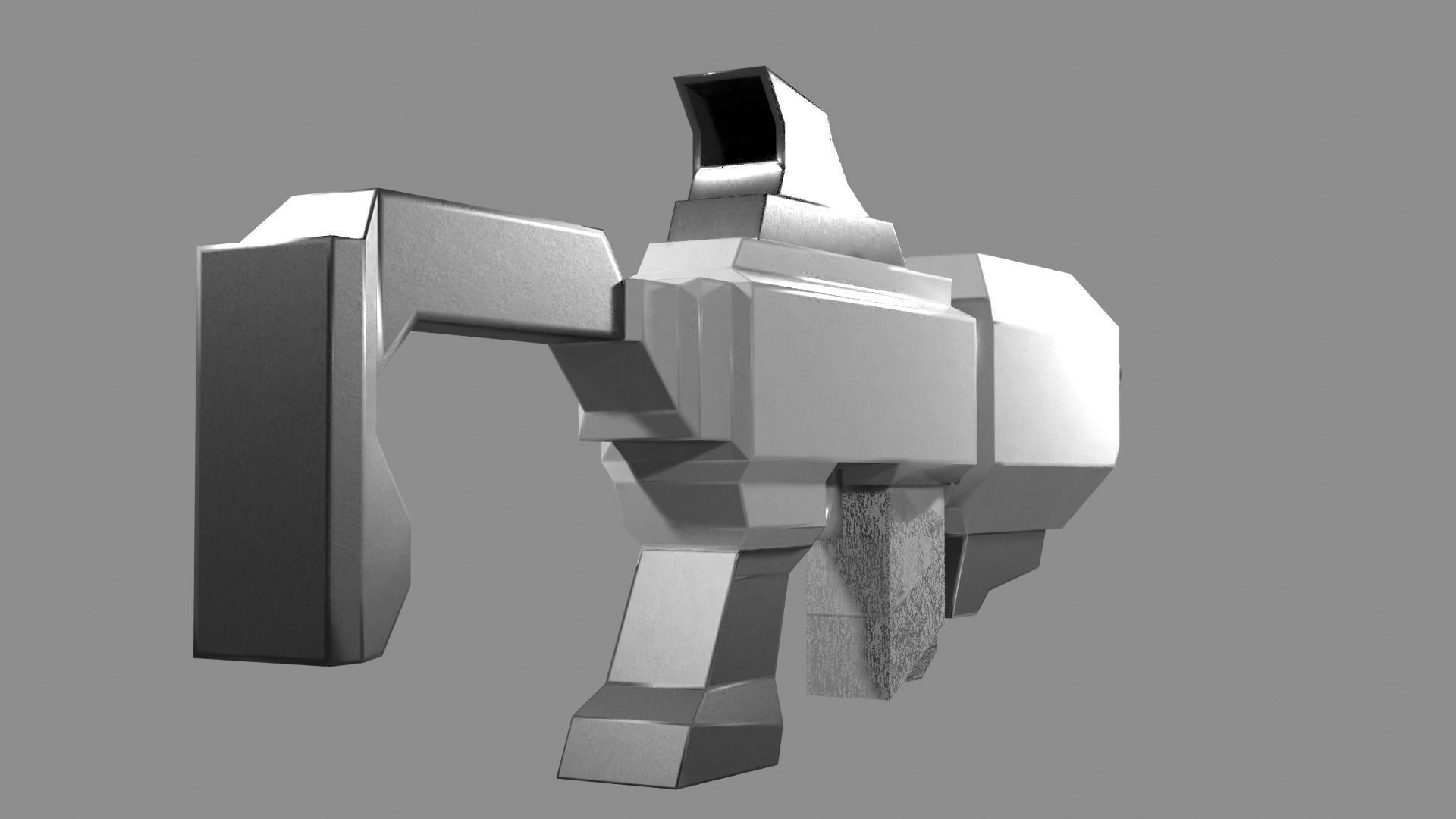 3D model Sci-Fi Style Carbine VR / AR / low-poly | CGTrader