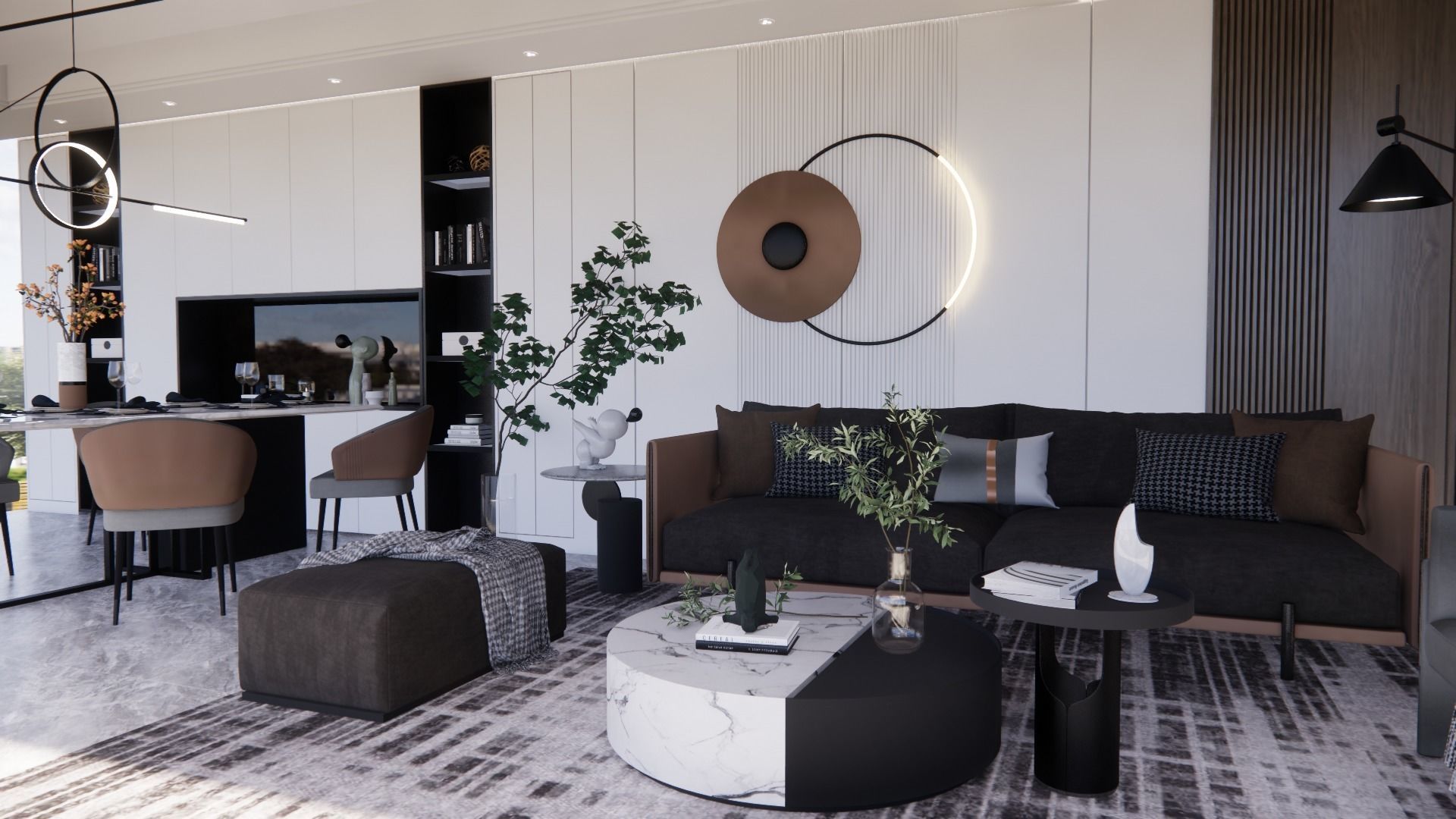Sketchup Living Room Interior 3D model | CGTrader