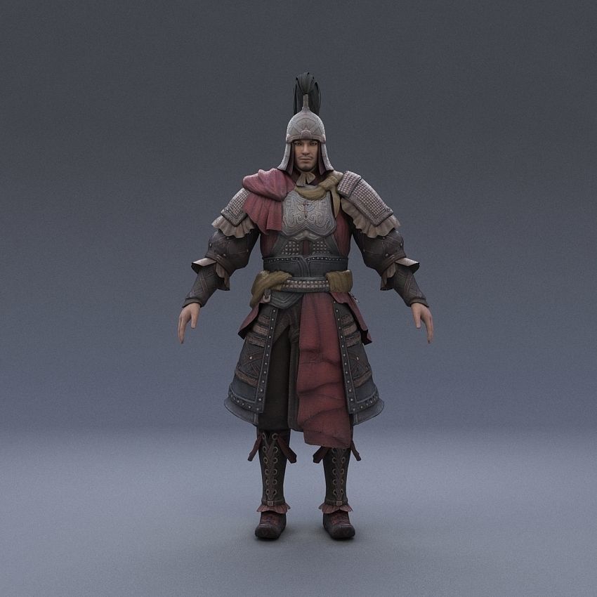 3D model Ancient Asians people VR / AR / low-poly | CGTrader