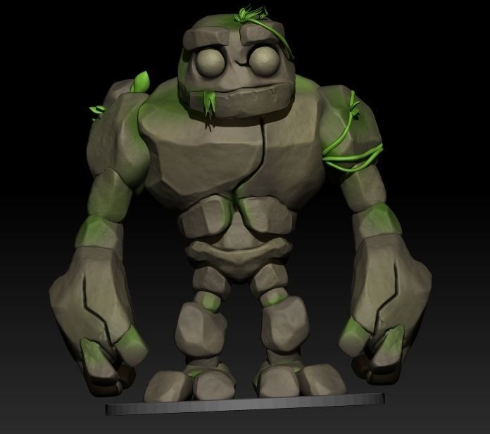 Golem Model 3D model 3D printable | CGTrader