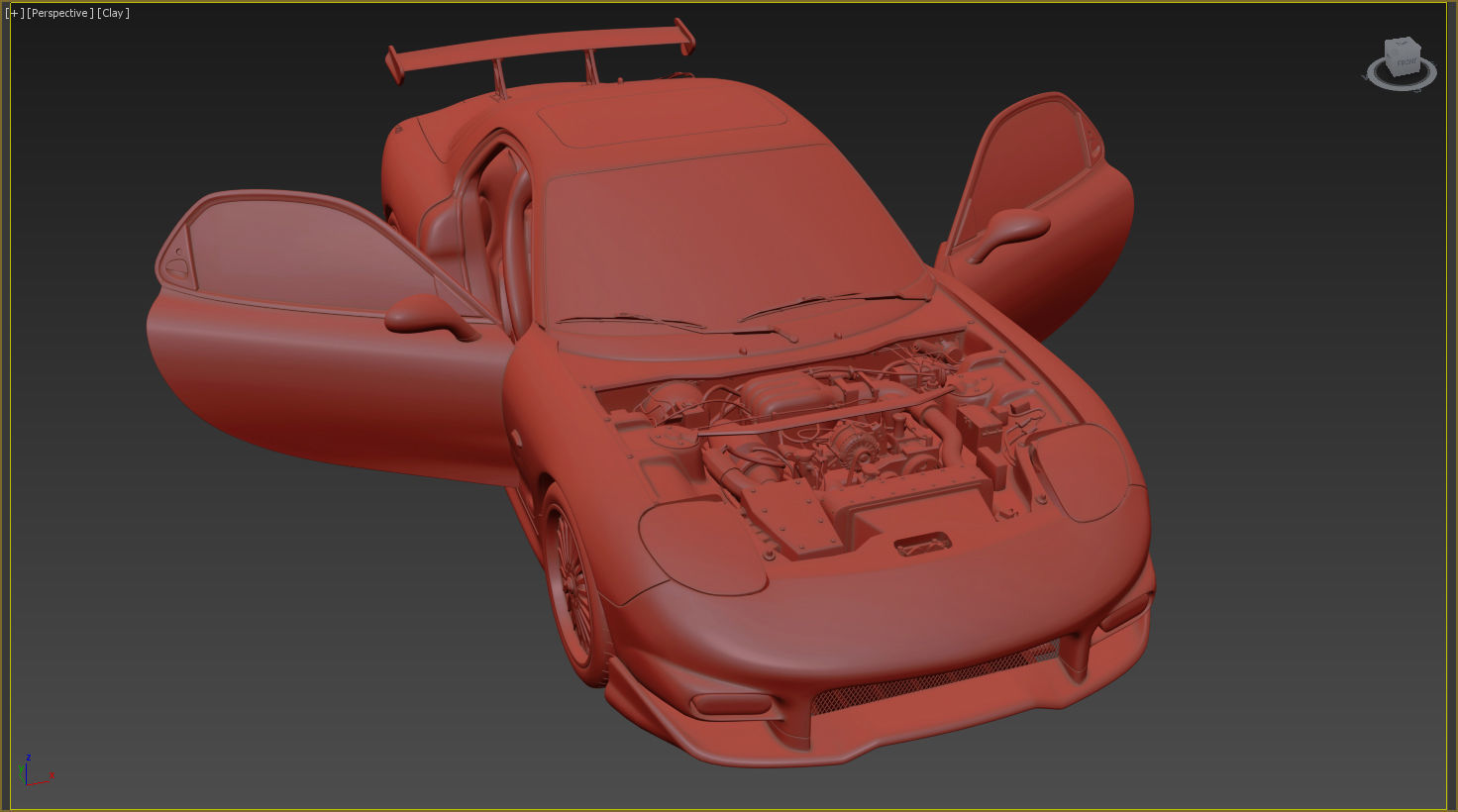 Mazda RX-7 3D model | CGTrader