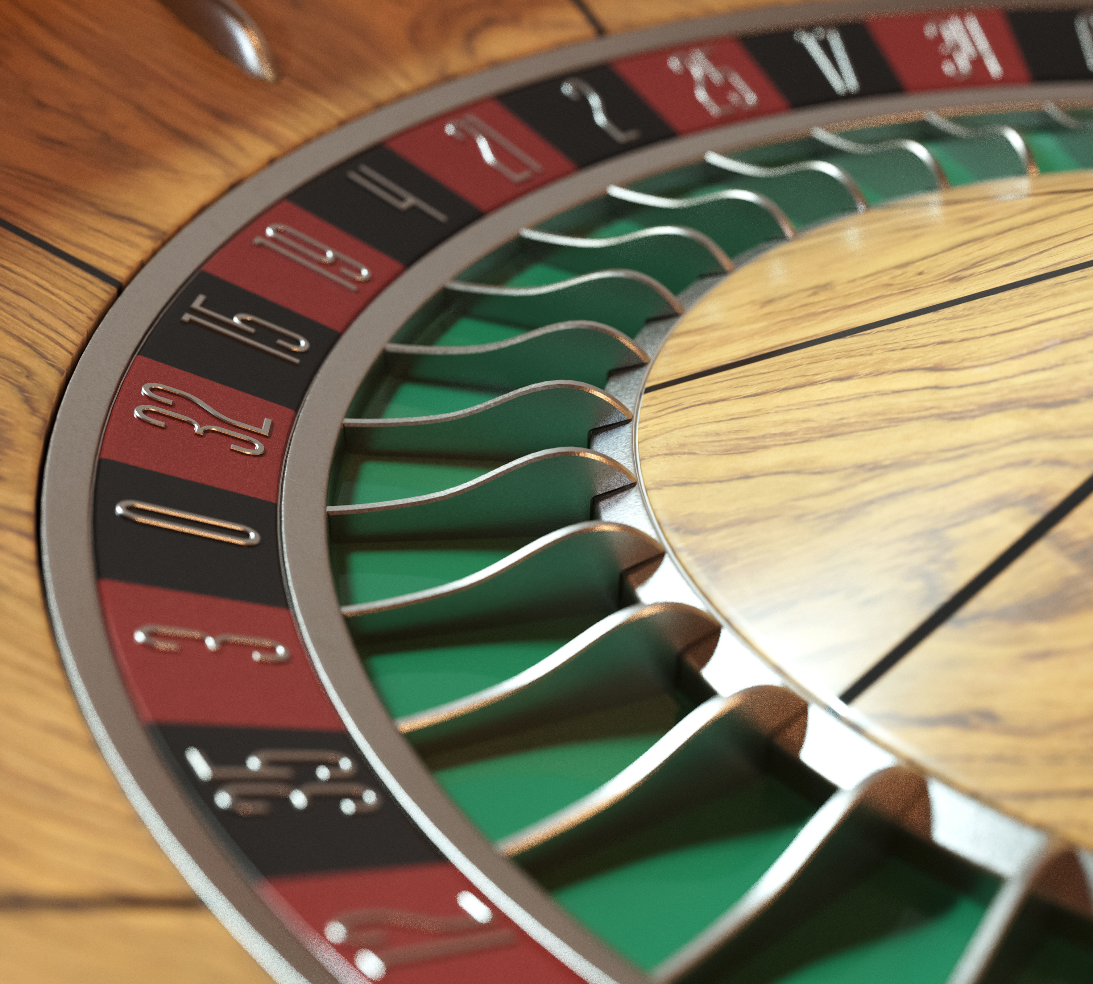 Roulette Wheel Modern 3D model | CGTrader