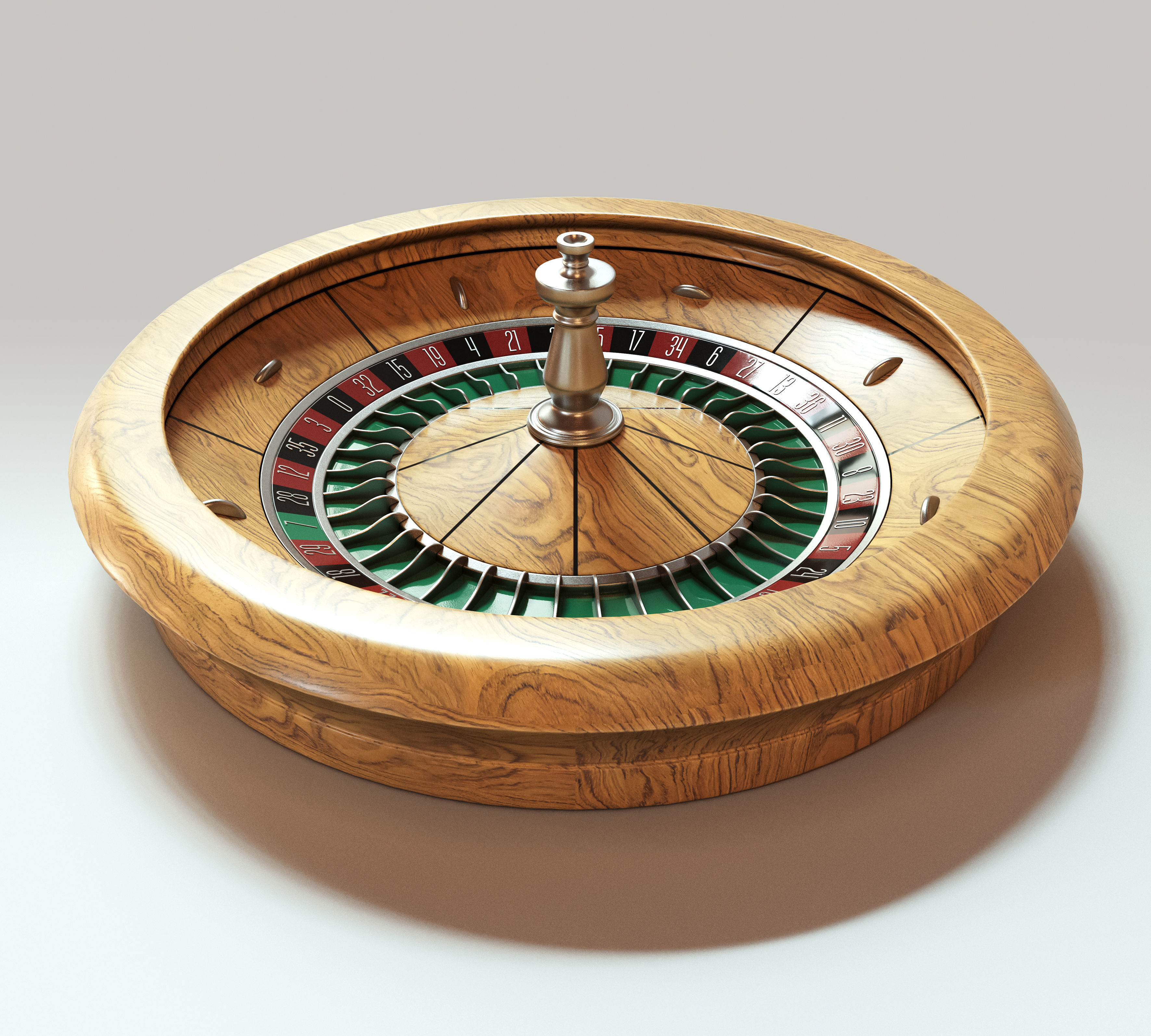 Roulette Wheel Modern 3D model | CGTrader