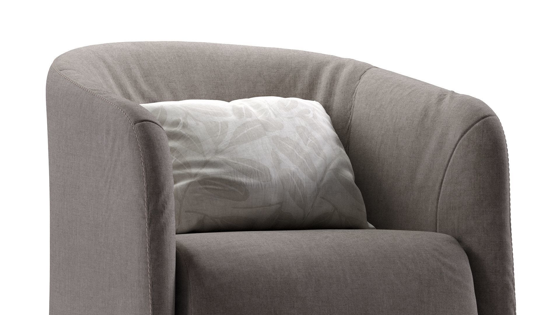 Logos Armchair By Natuzzi 3D model | CGTrader
