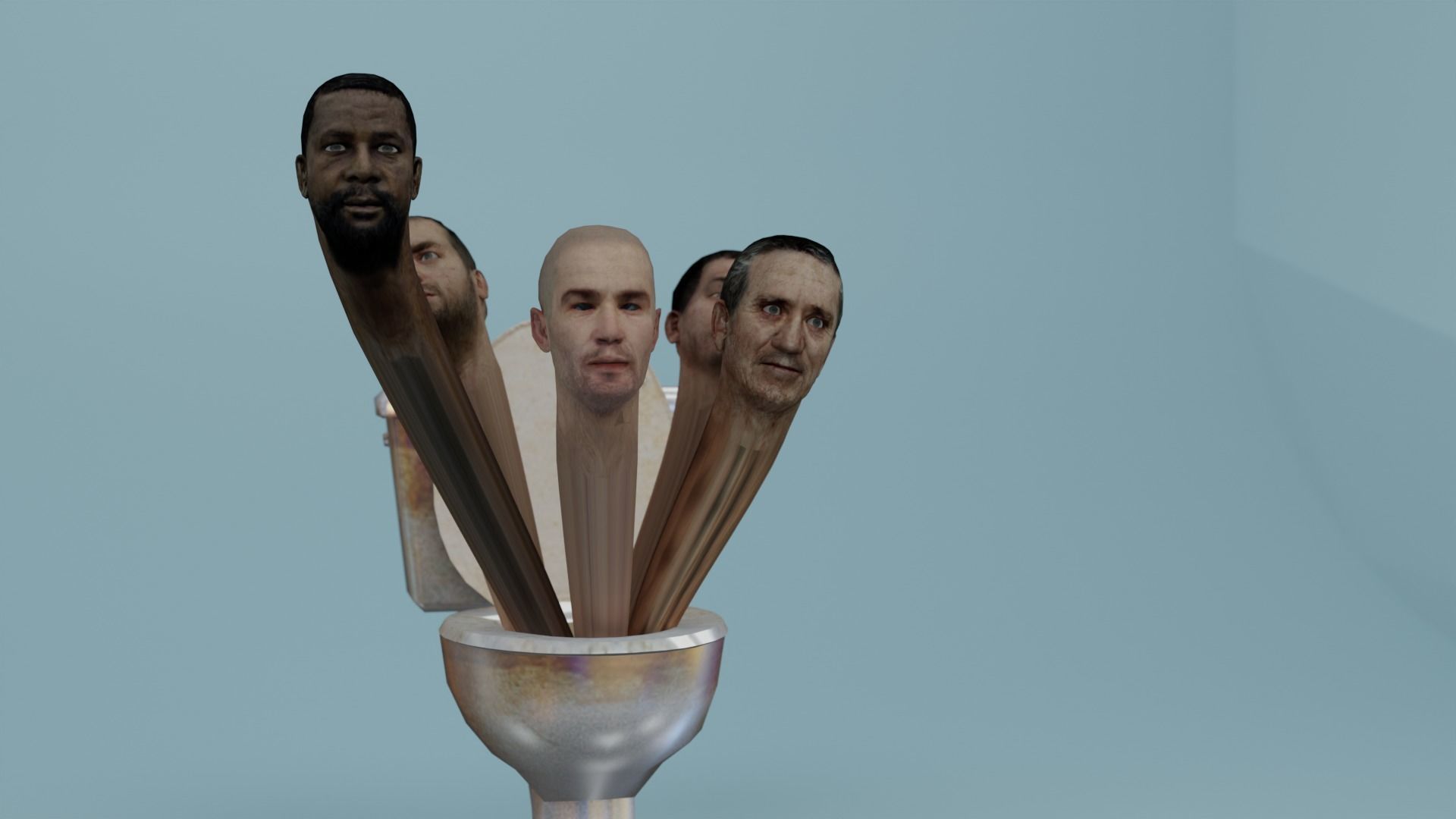 skibidi toilet toilet mens 3D model rigged | CGTrader